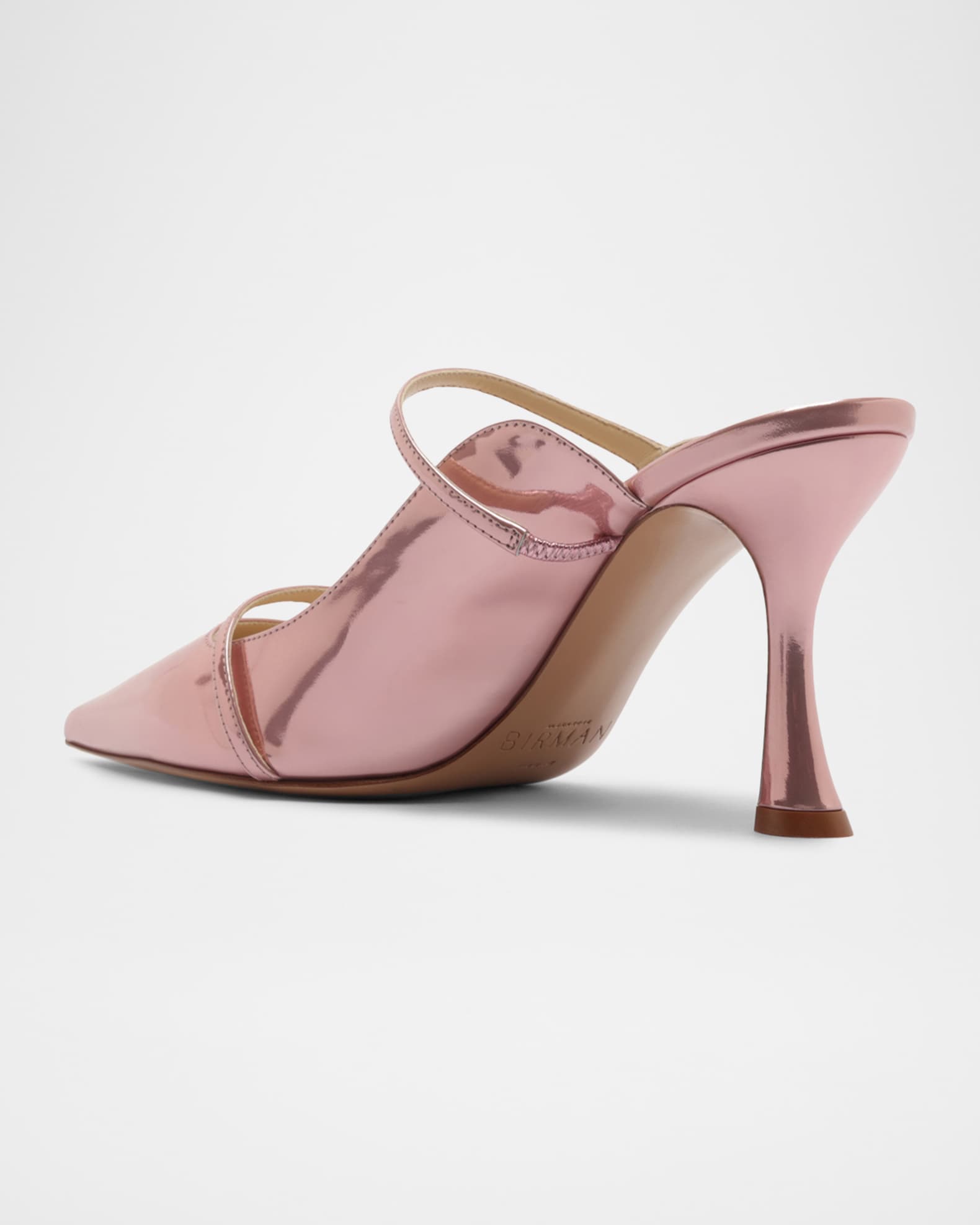 Alexandre Birman Tita 85mm Leather Mules | Neiman Marcus