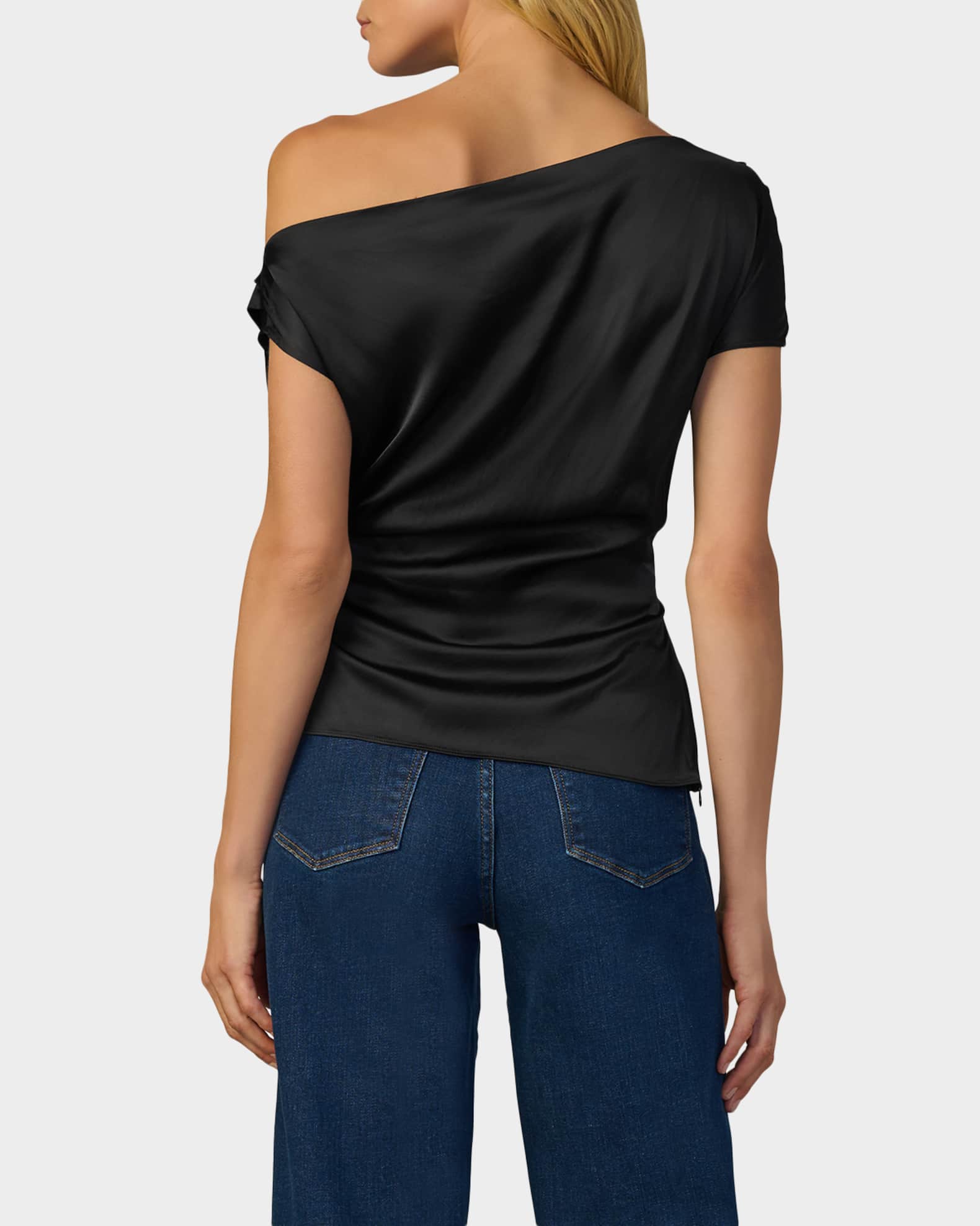 Joe's Jeans The Isla Draped Blouse | Neiman Marcus