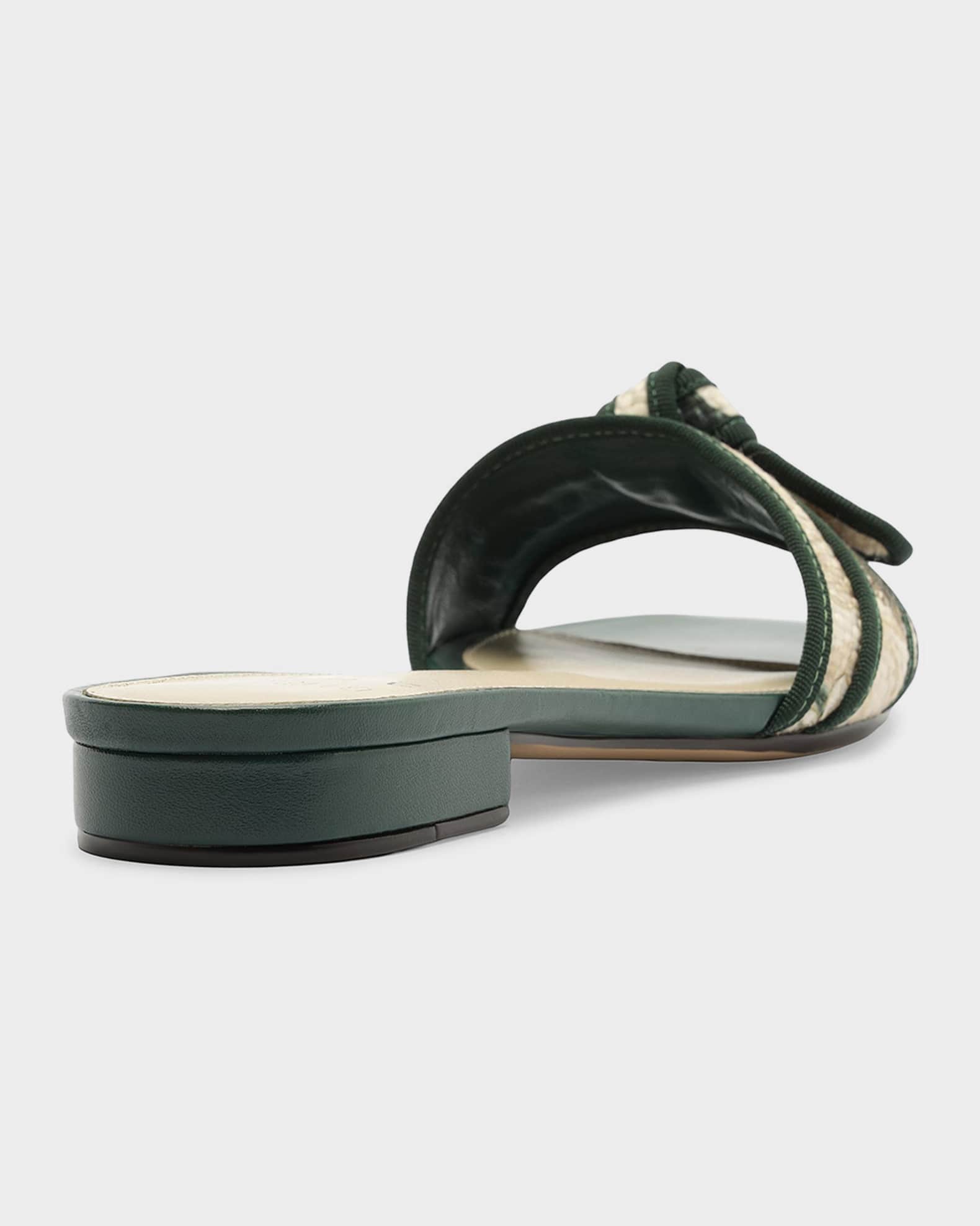 Alexandre Birman x Agua by Agua Bendita Grosgrain Raffia Sport Sandals ...
