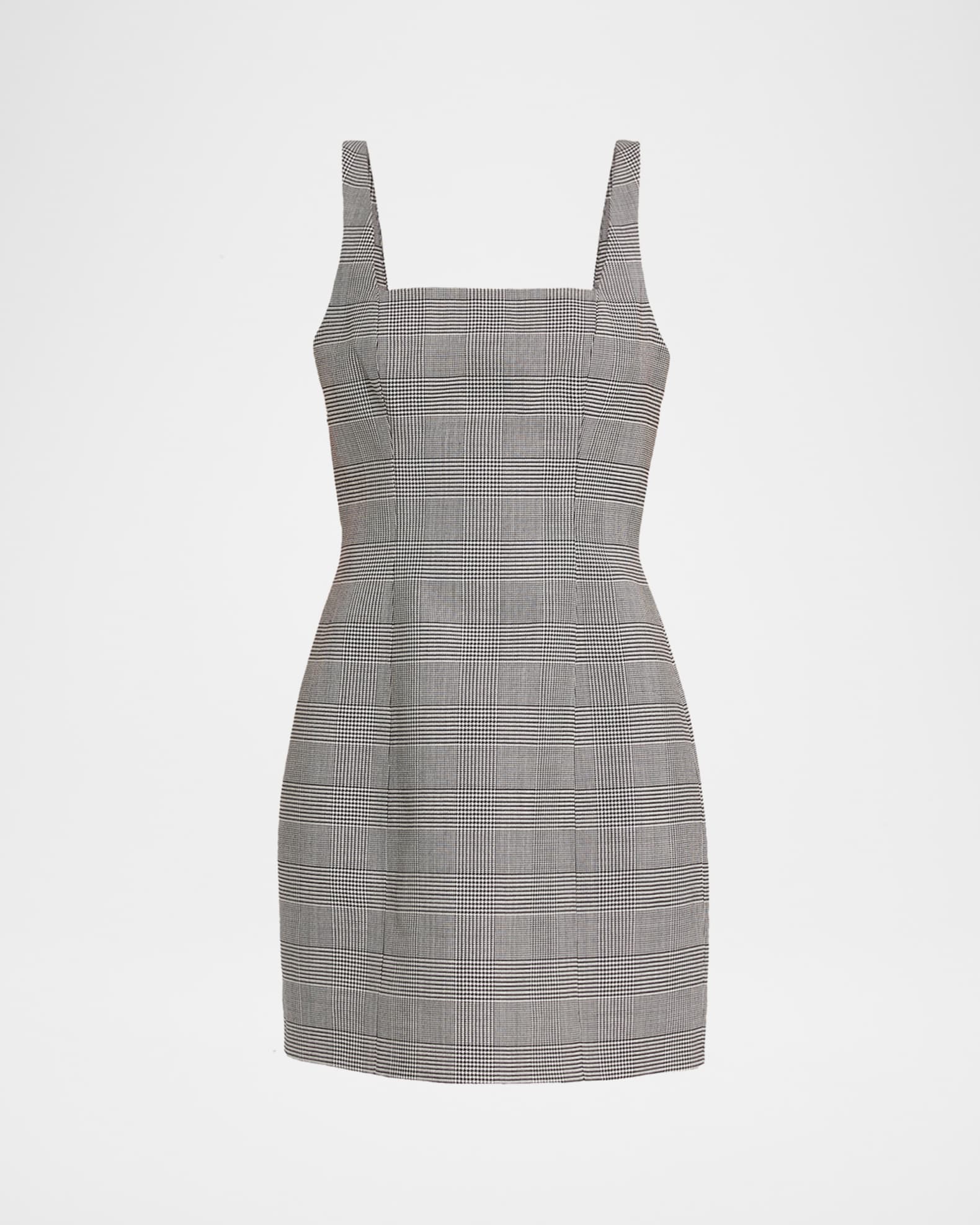 Balmain Prince of Wales Sleeveless Mini Dress | Neiman Marcus