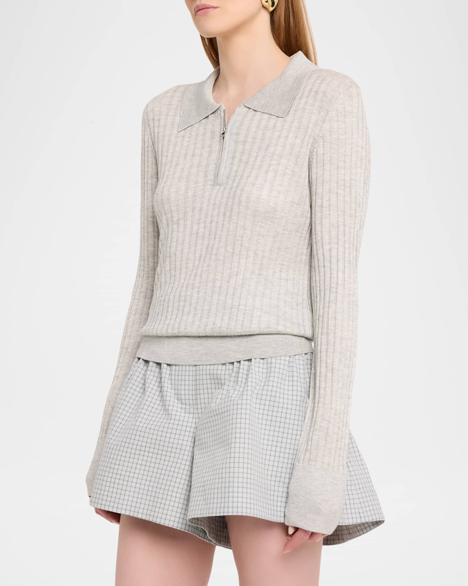 Brandon Maxwell The Sabine Polo Sweater | Neiman Marcus