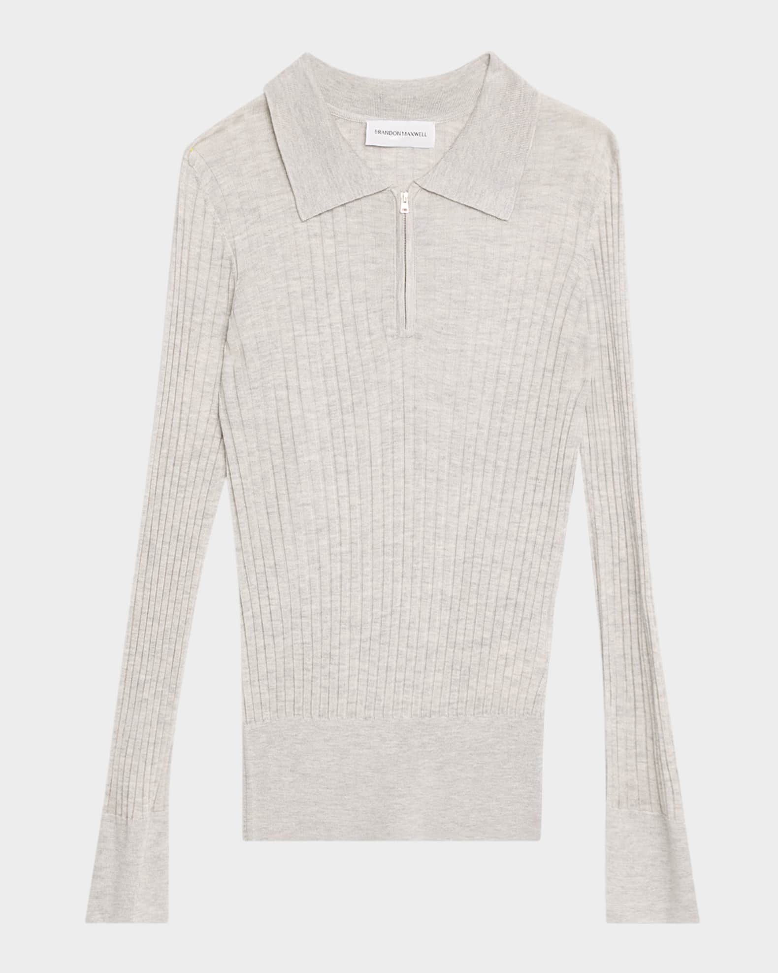 Brandon Maxwell The Sabine Polo Sweater | Neiman Marcus