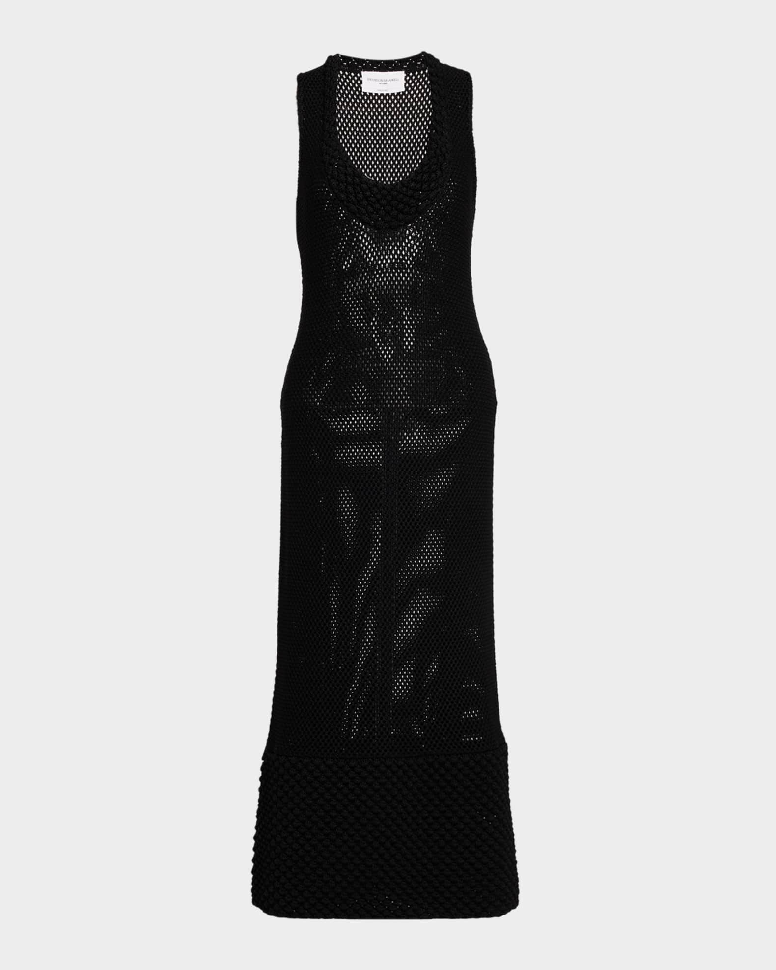 Brandon Maxwell The Lou Lou Mesh-Knit Dress | Neiman Marcus