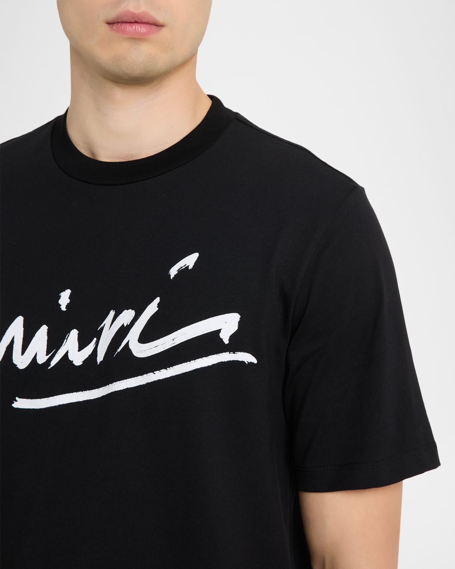 Amiri Men's Logo Script Cotton T-Shirt | Neiman Marcus
