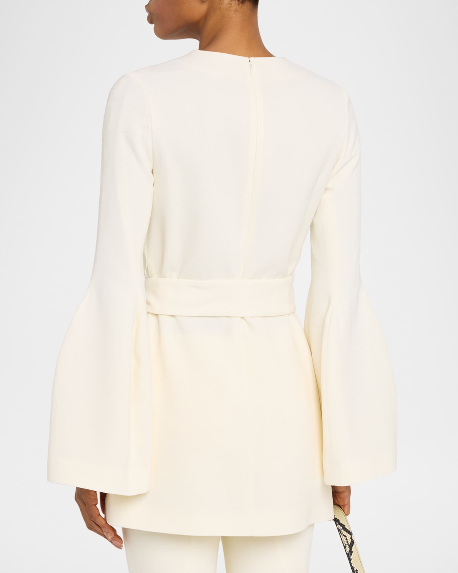 Gabriela Hearst Shandon Belted Wool Tunic | Neiman Marcus