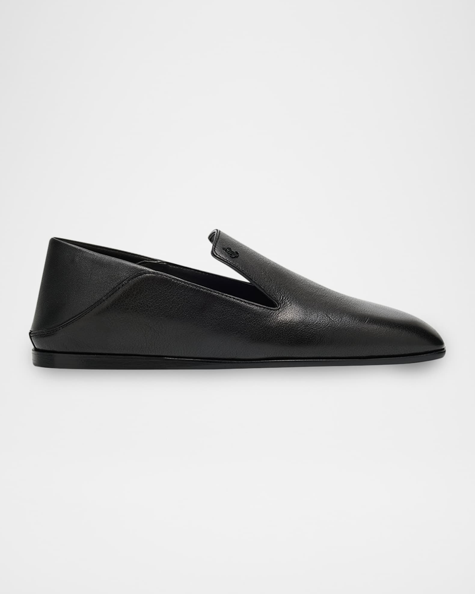 Jimmy Choo Elliot Leather Slippers | Neiman Marcus