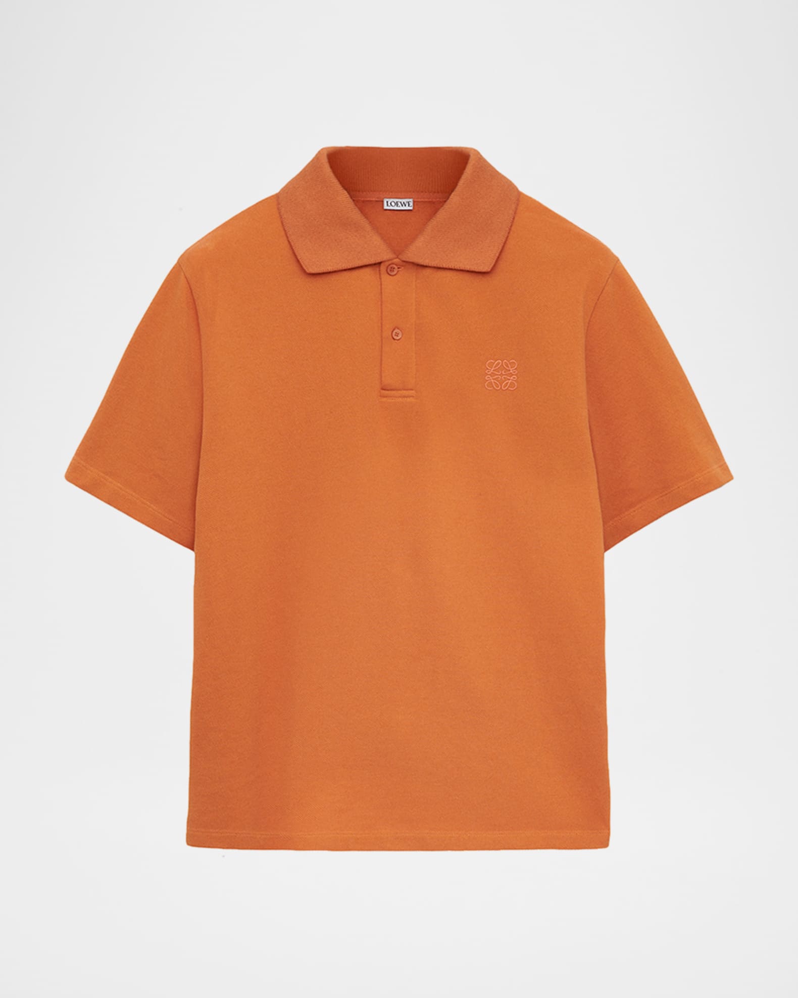 Loewe Men's Tonal Anagram Pique Polo Shirt | Neiman Marcus