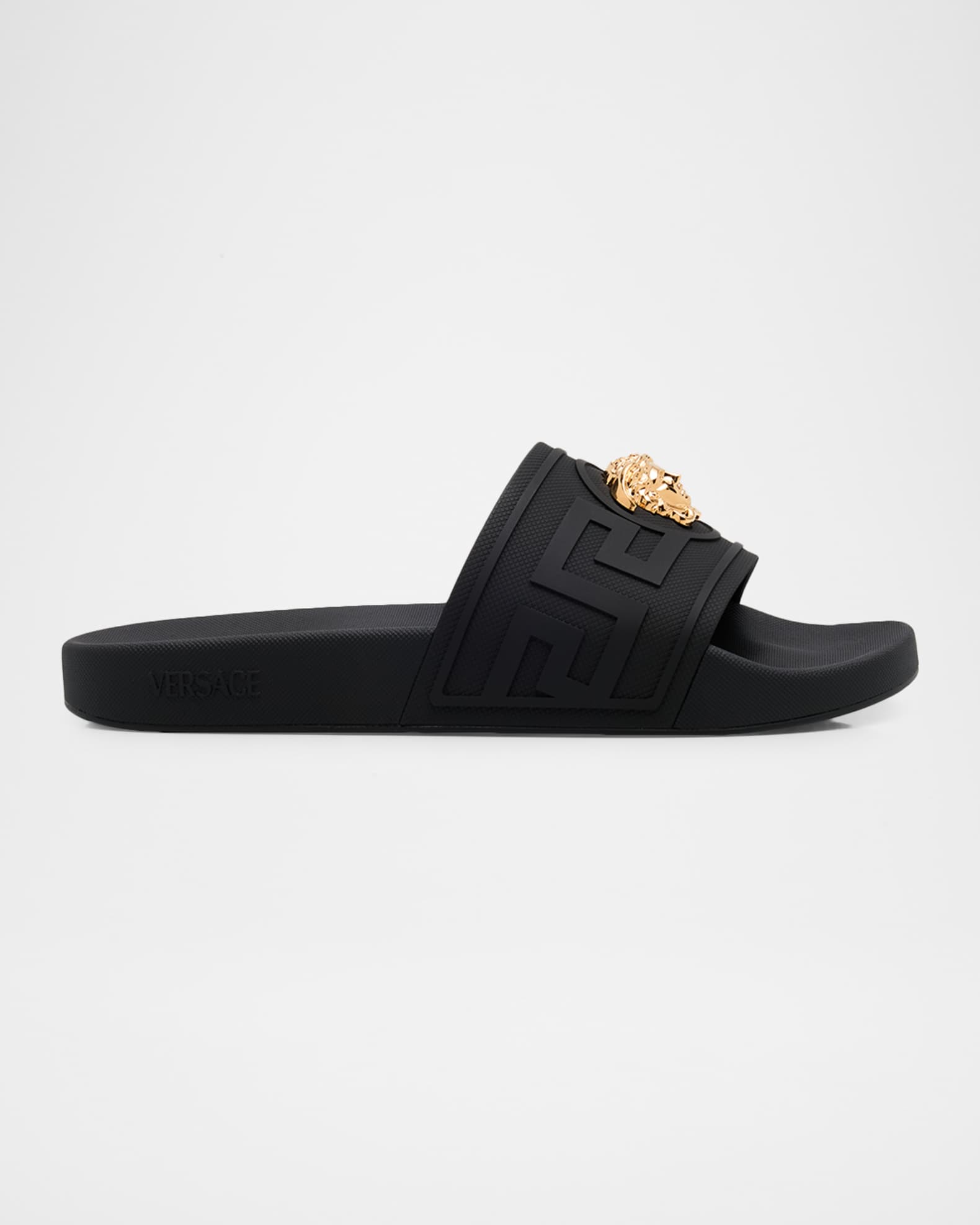 Versace Men's La Medusa Pool Slides | Neiman Marcus