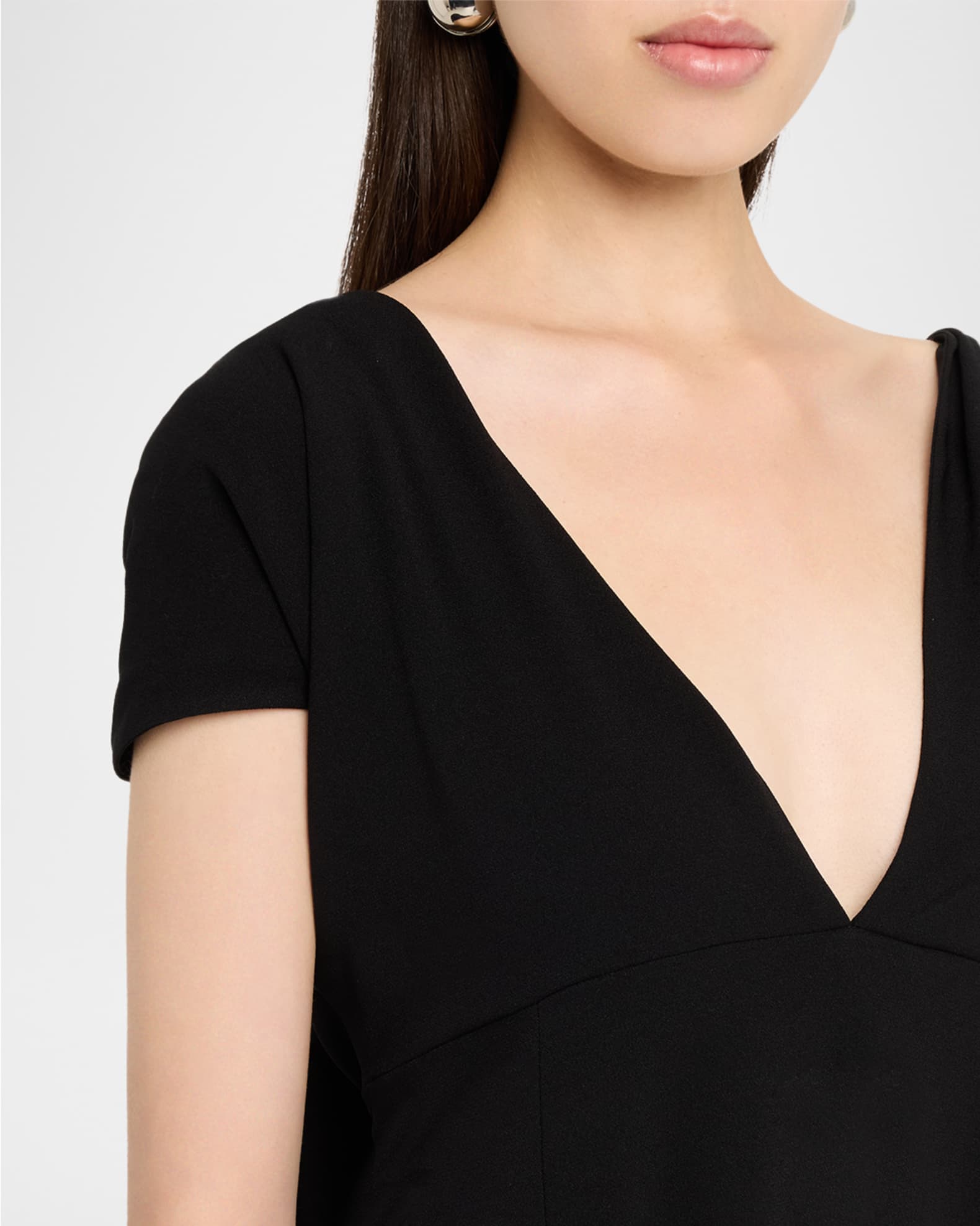BERNADETTE Clara Empire-Waist Drape Maxi Dress | Neiman Marcus