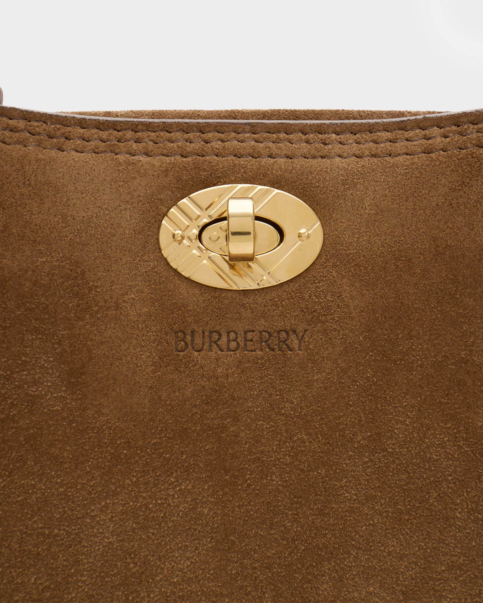 Burberry Cotswolds Small Suede Tote Bag | Neiman Marcus