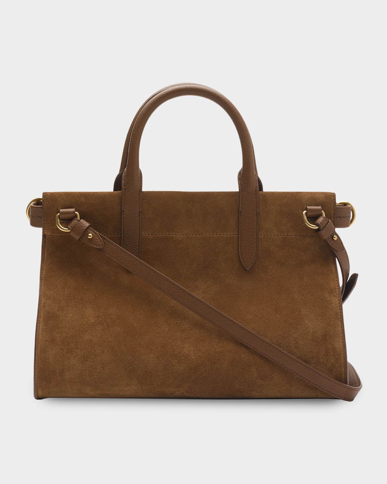 Burberry Cotswolds Small Suede Tote Bag | Neiman Marcus