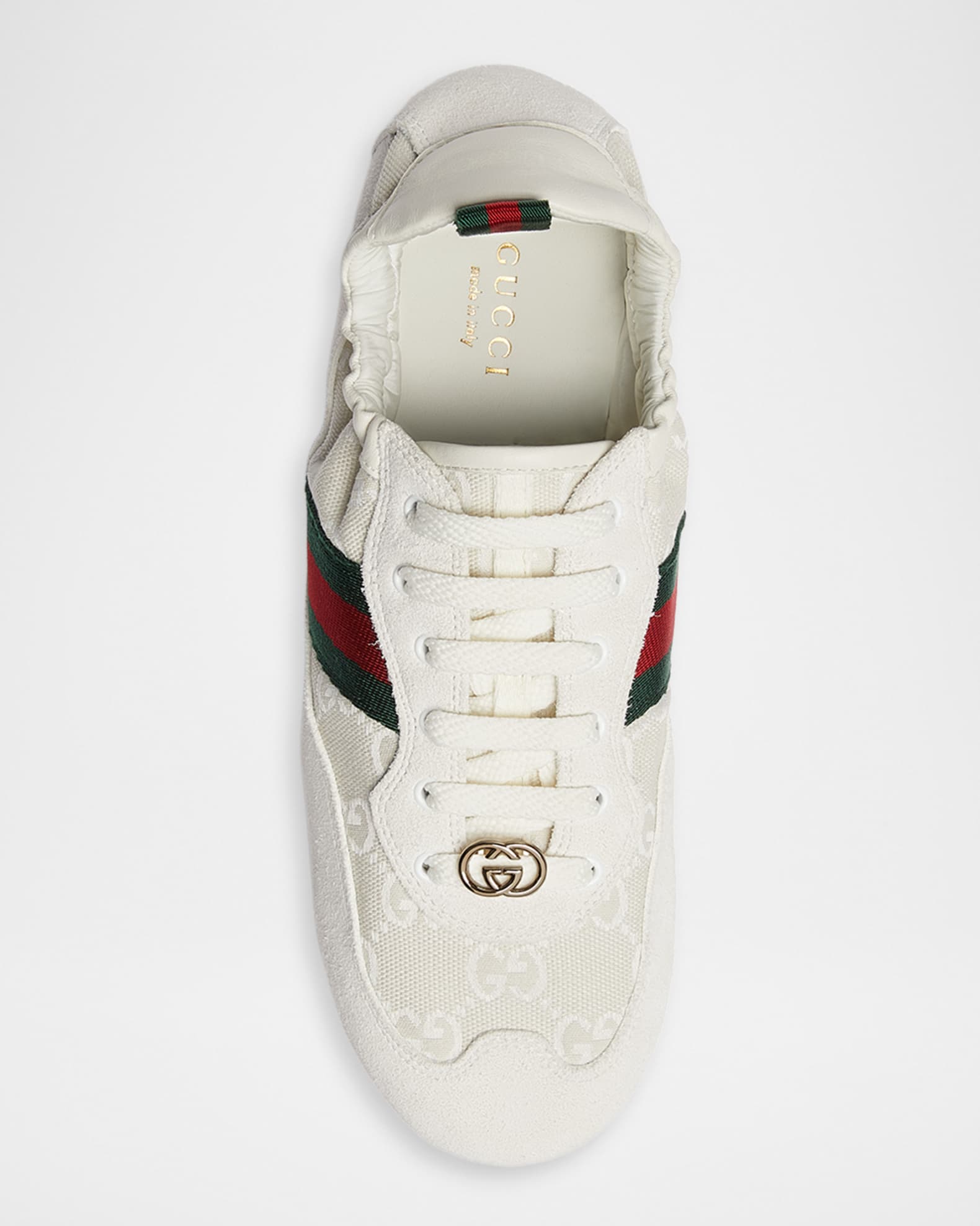 Gucci Gucci Shift Canvas Low-Top Sneakers | Neiman Marcus
