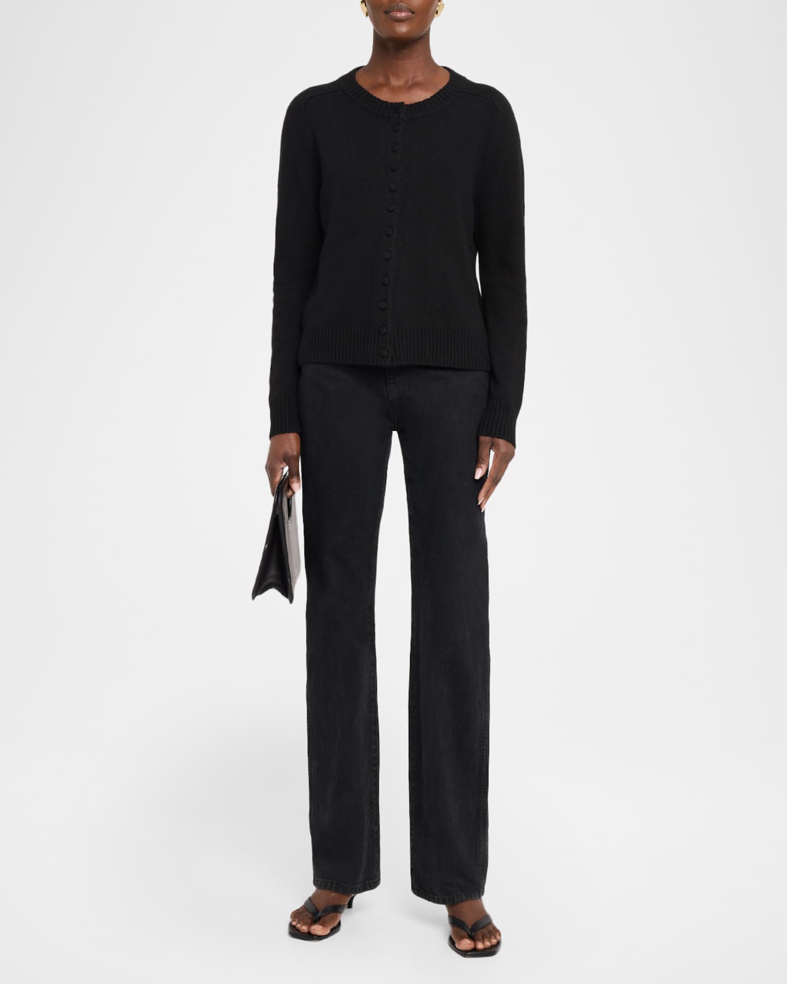 Rag & Bone Wallace Crewneck Cardigan | Neiman Marcus
