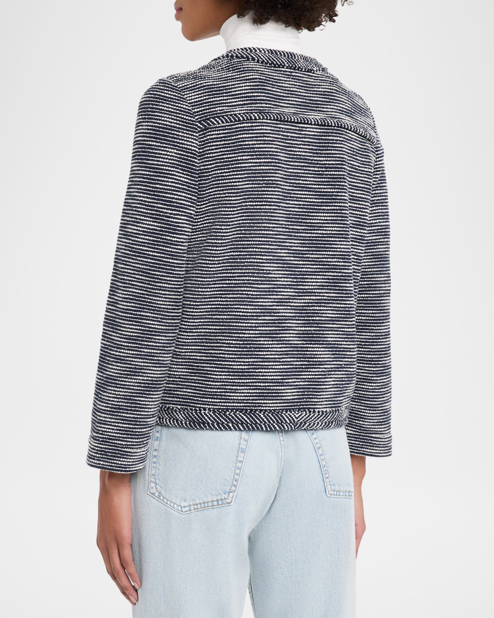 Rag & Bone Clarice Striped Woven Jacket | Neiman Marcus