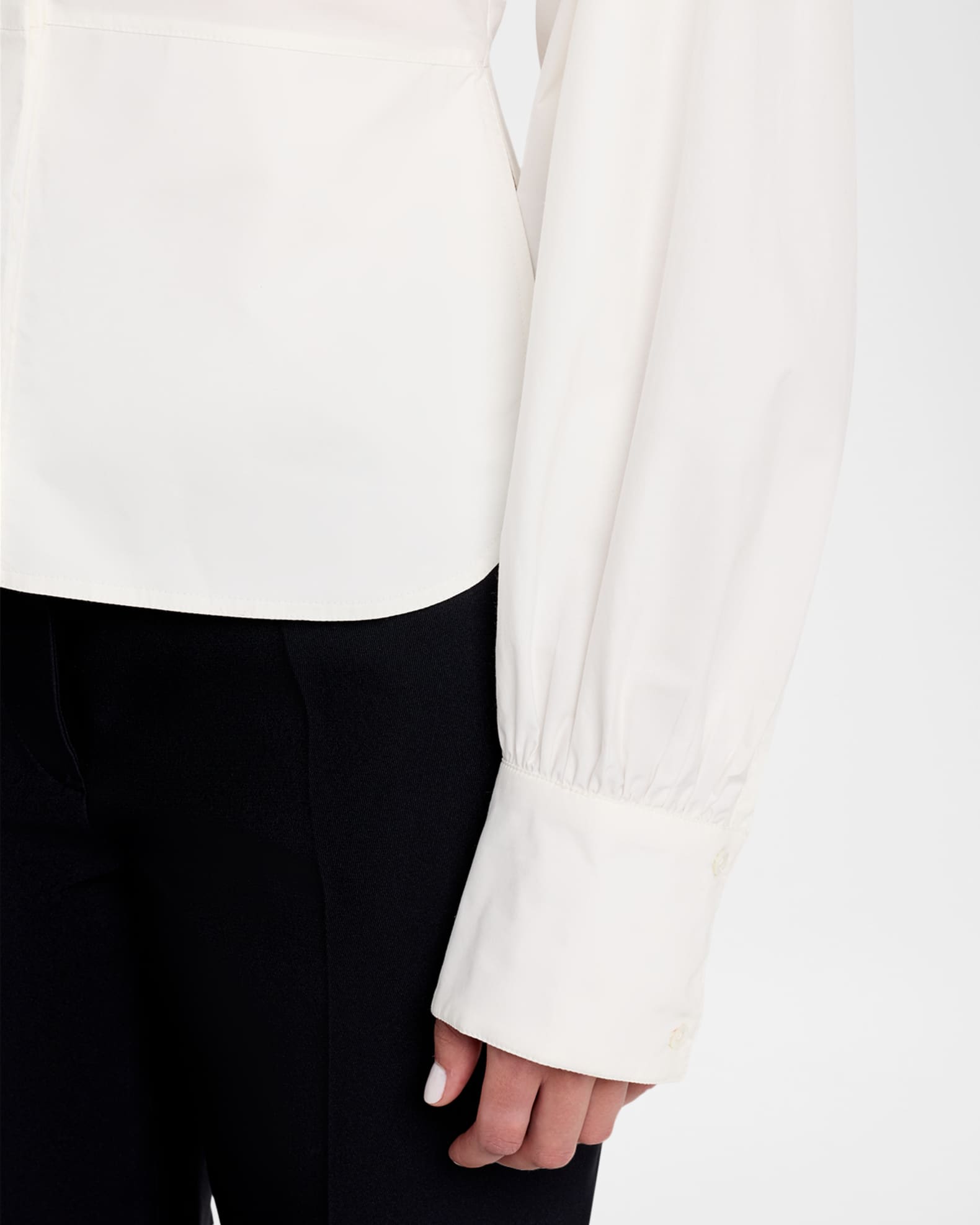 Iro Janine Button-Front Cotton Poplin Shirt | Neiman Marcus