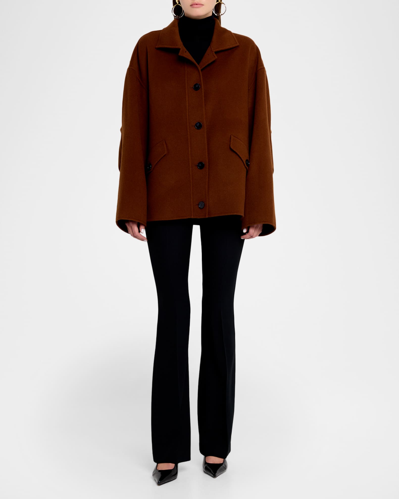 Iro Mizara Oversized Wool Jacket | Neiman Marcus