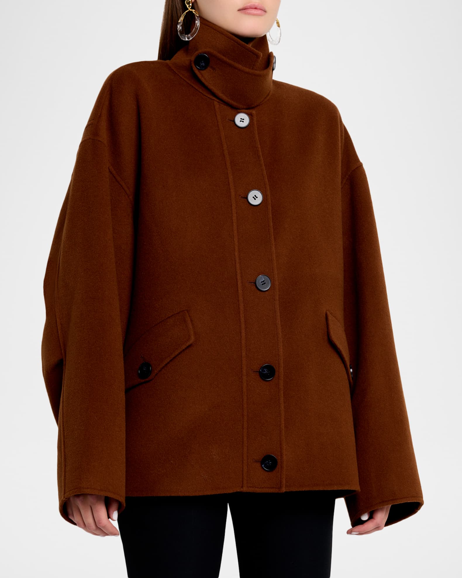 Iro Mizara Oversized Wool Jacket | Neiman Marcus