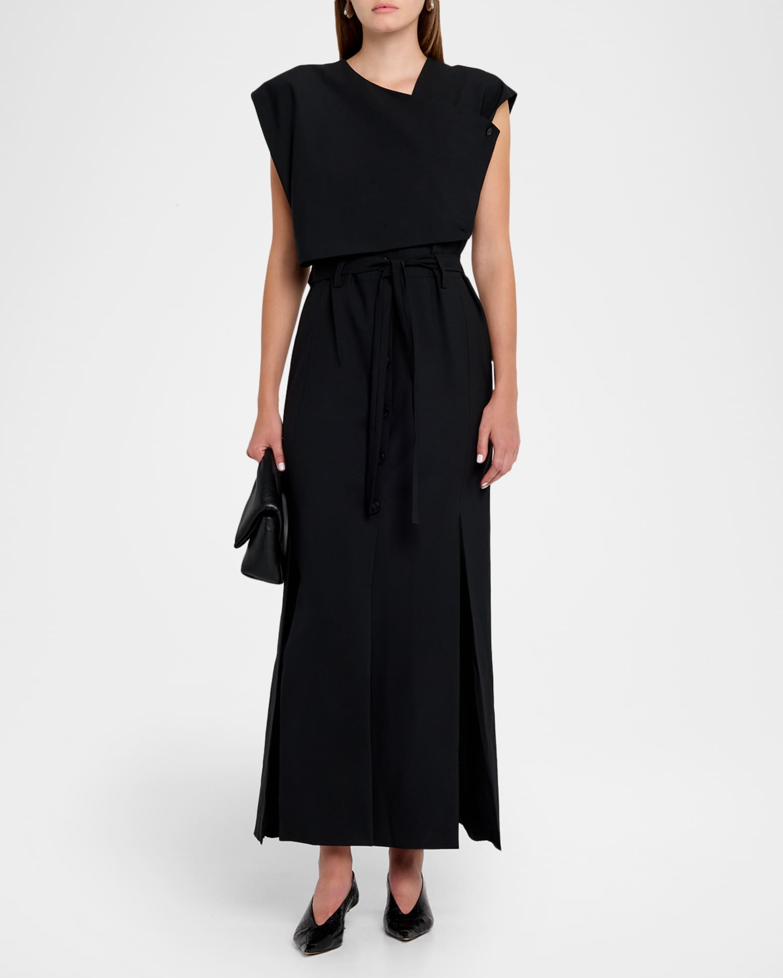 Iro Amilia Tie-Waist Maxi Dress | Neiman Marcus