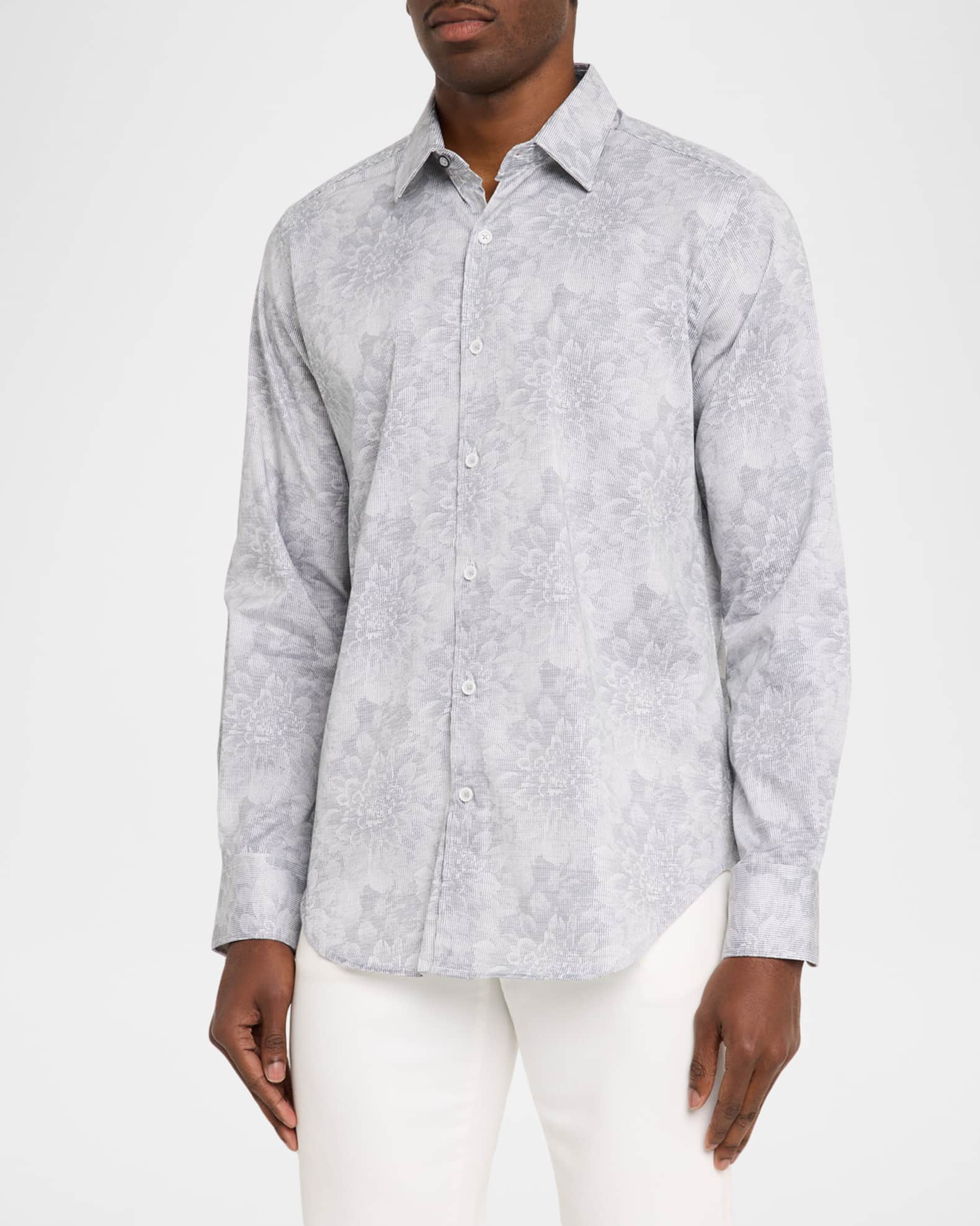 Robert Graham Men's Lexington Maxi-Floral Sport Shirt | Neiman Marcus