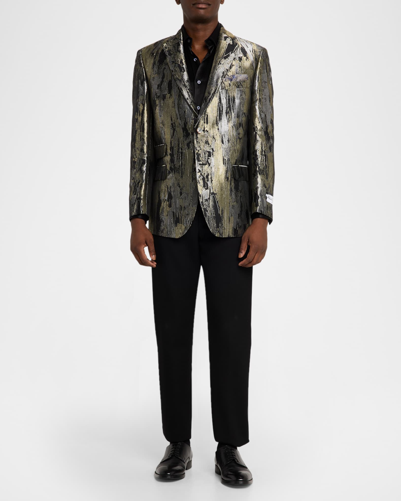 Robert Graham Men's Teagan Metallic Woven Blazer | Neiman Marcus