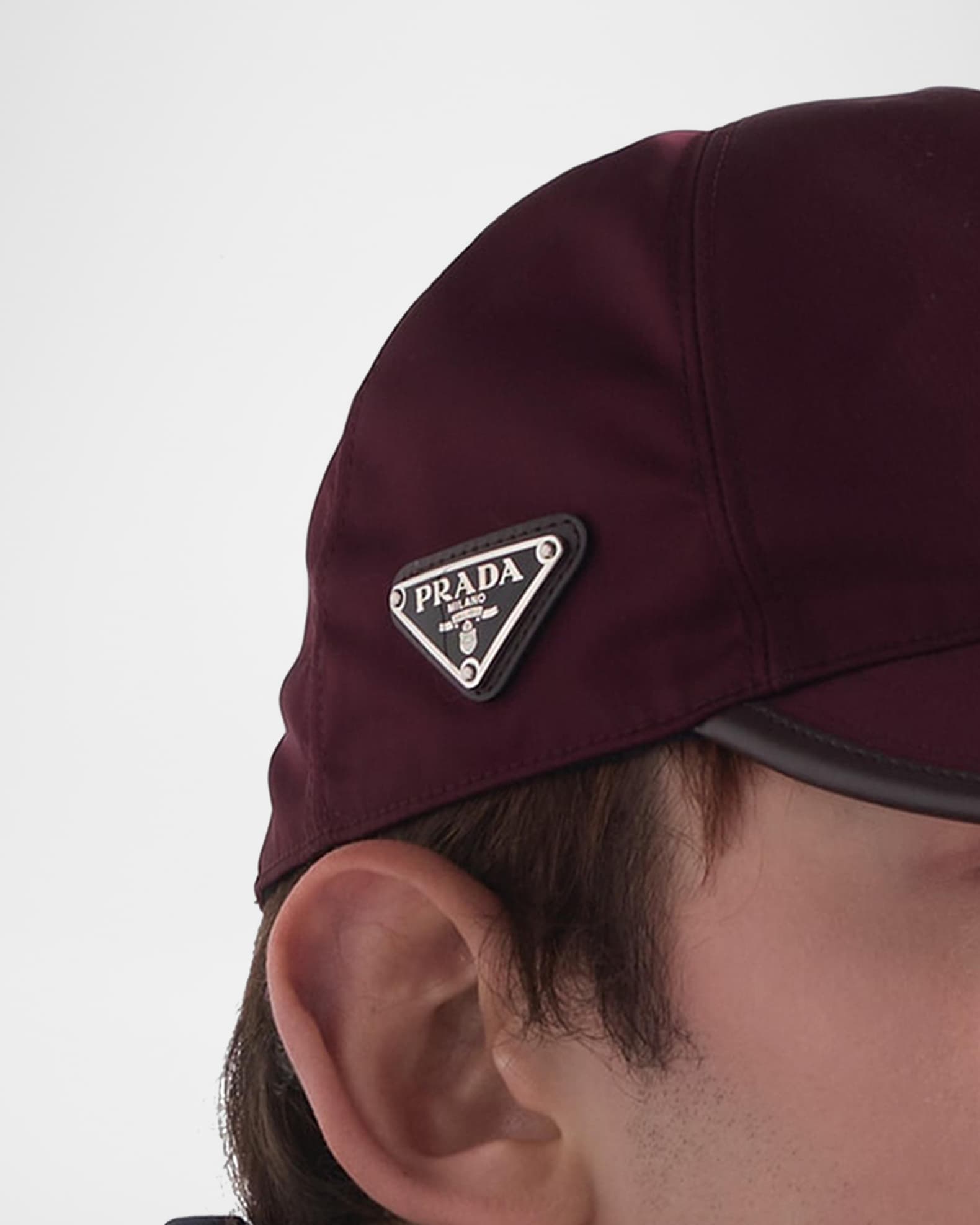 Prada Men's Speedrock Re-Nylon Baseball Cap | Neiman Marcus