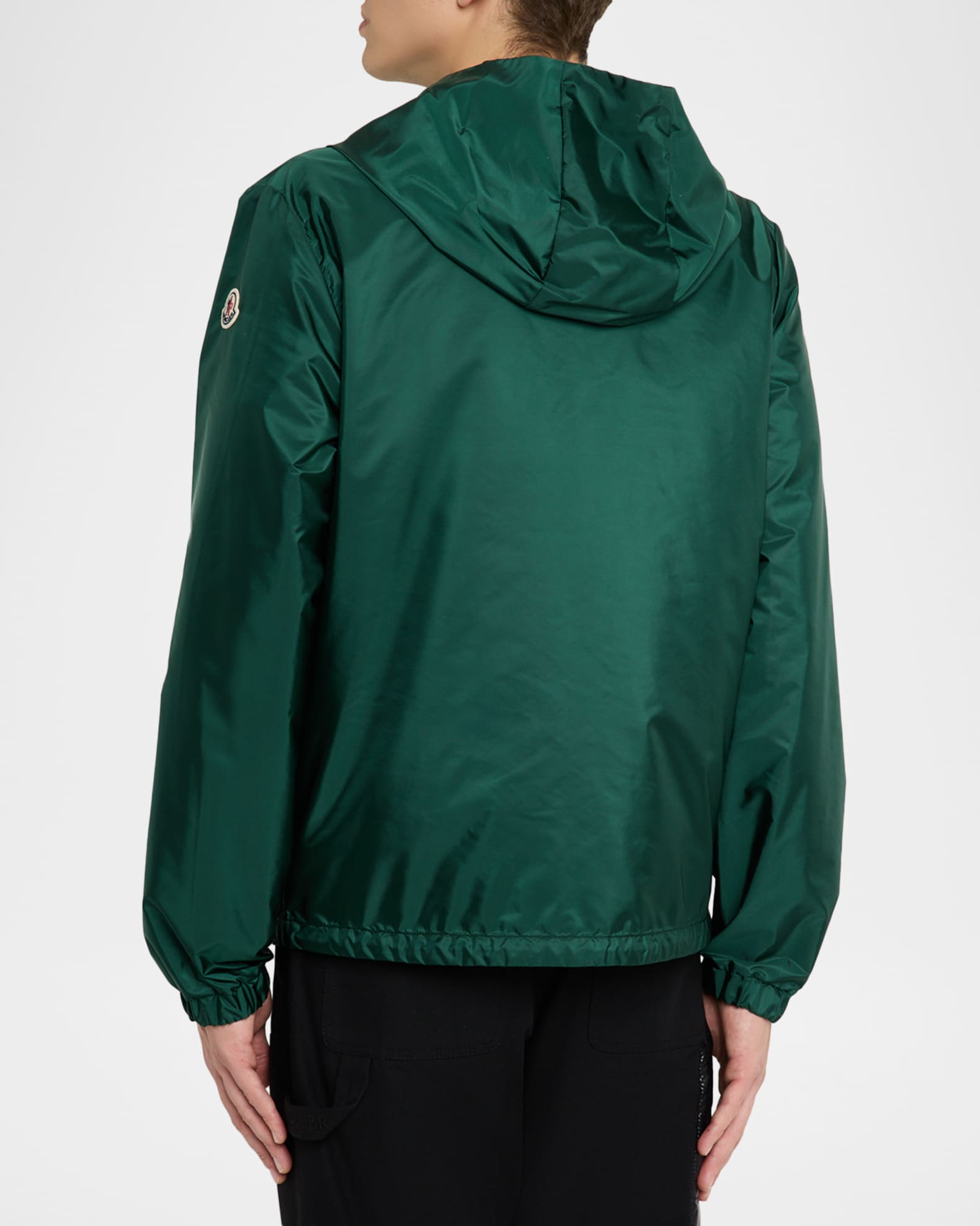 Moncler Men's Hooded Nylon Jacket | Neiman Marcus