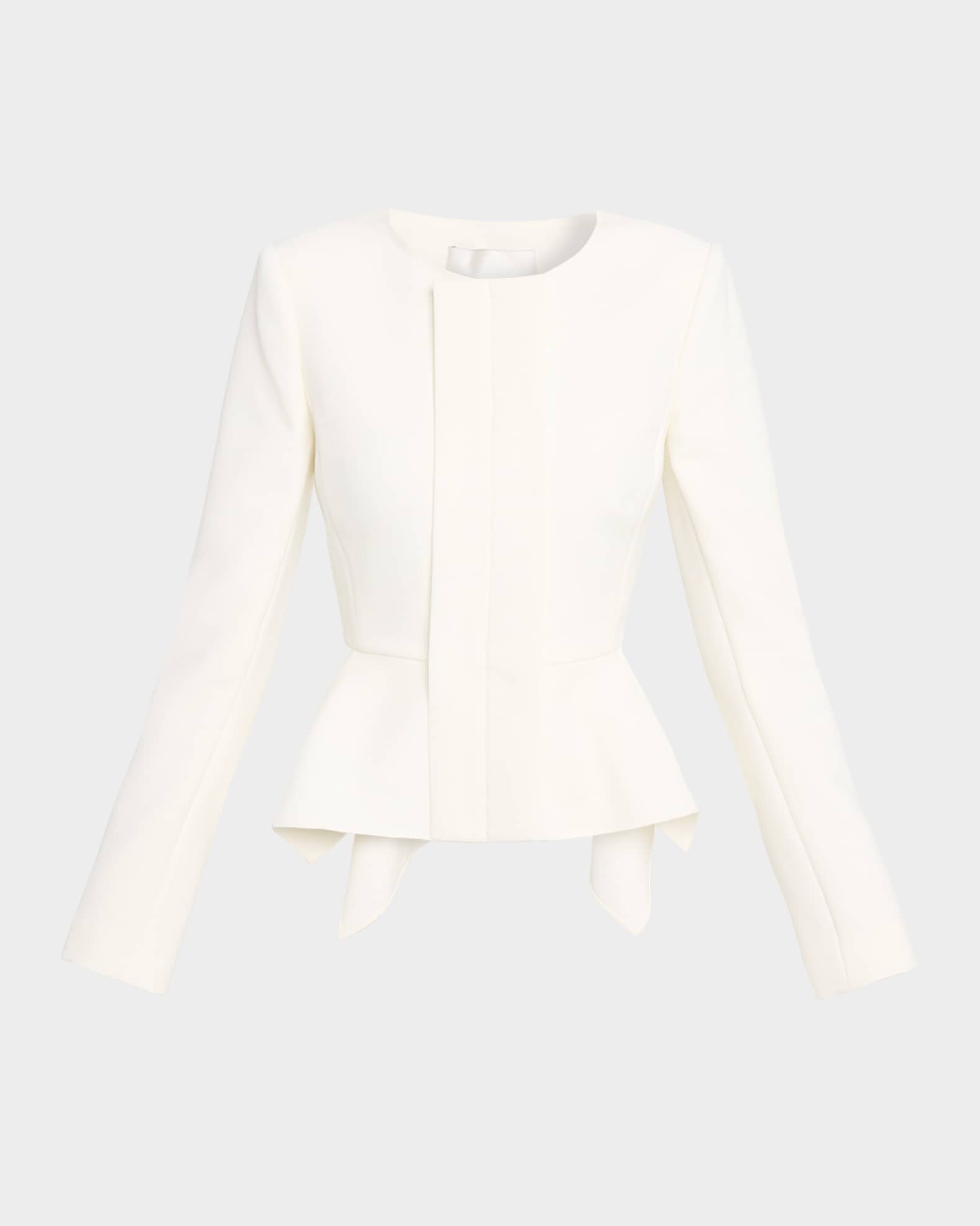 Roland Mouret Peplum Crepe Jacket | Neiman Marcus