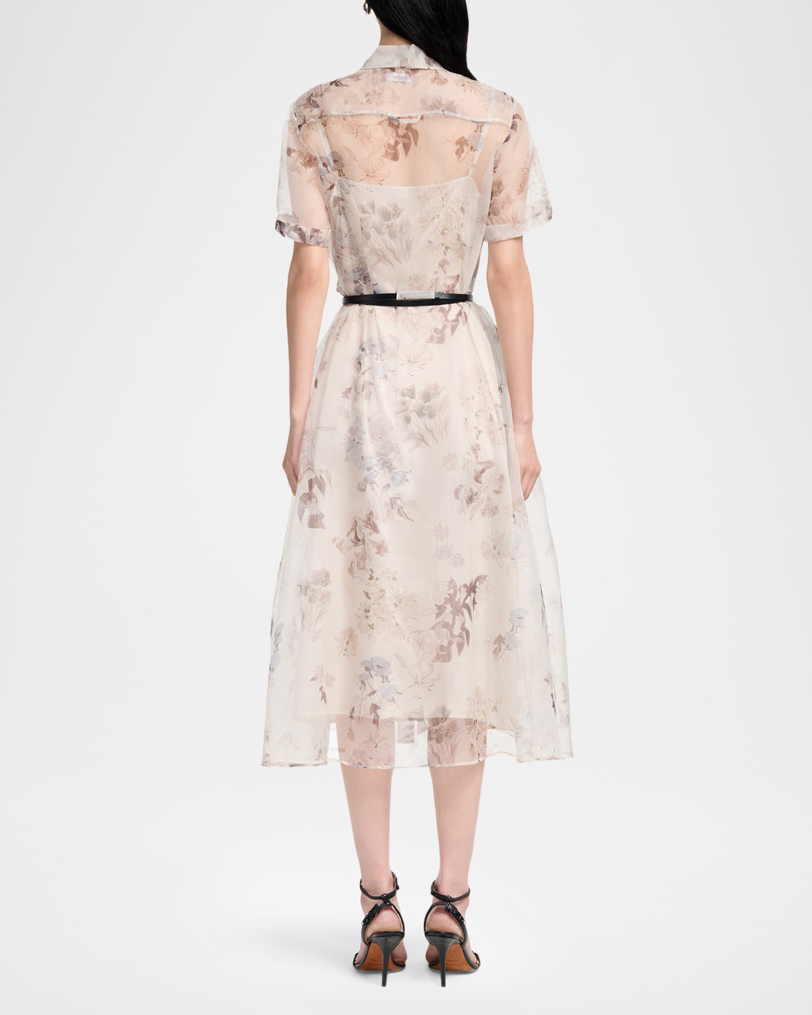 Altuzarra Kiera Floral Midi Dress | Neiman Marcus