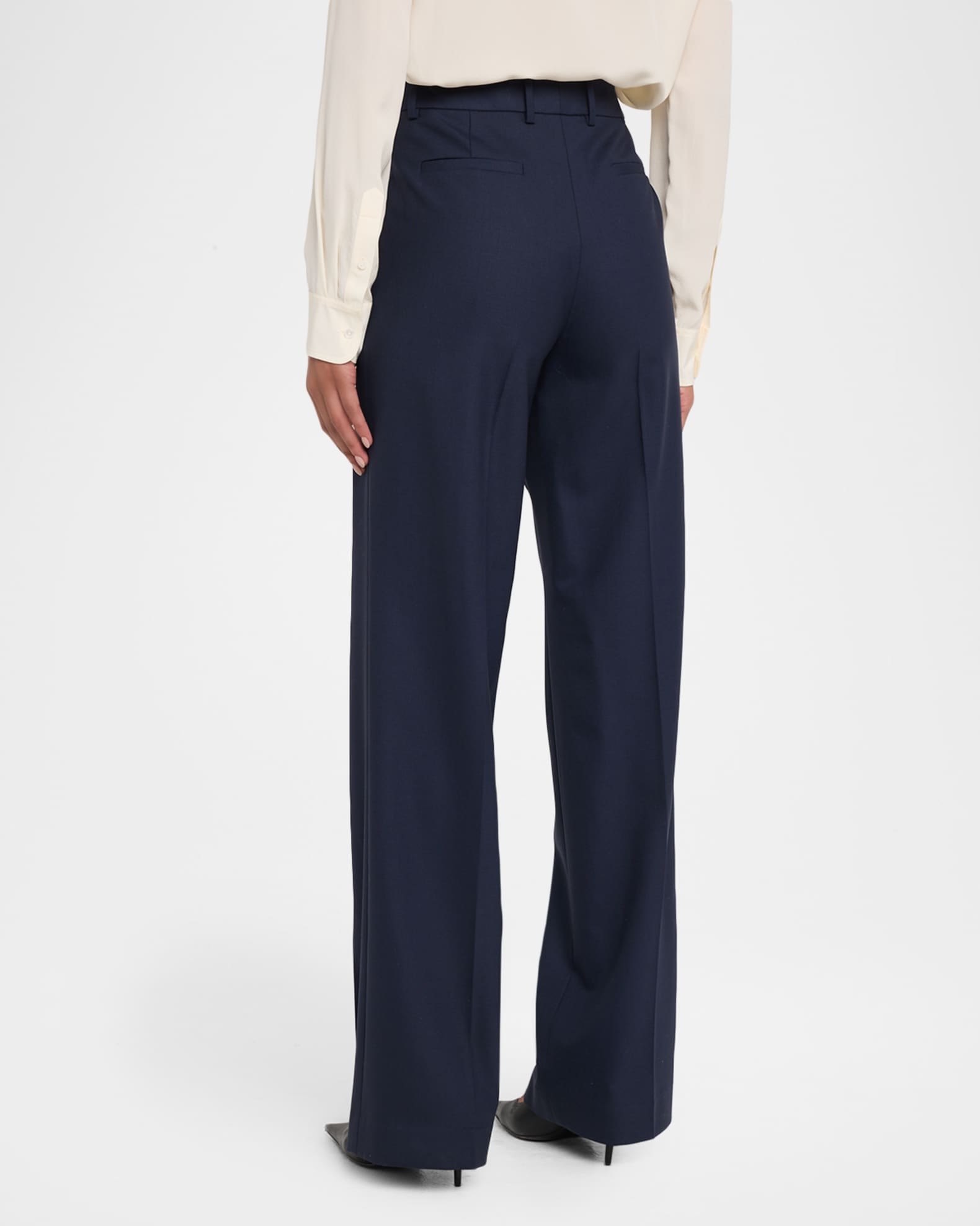 Lafayette 148 New York Gates High-Rise Straight-Leg Pants | Neiman Marcus