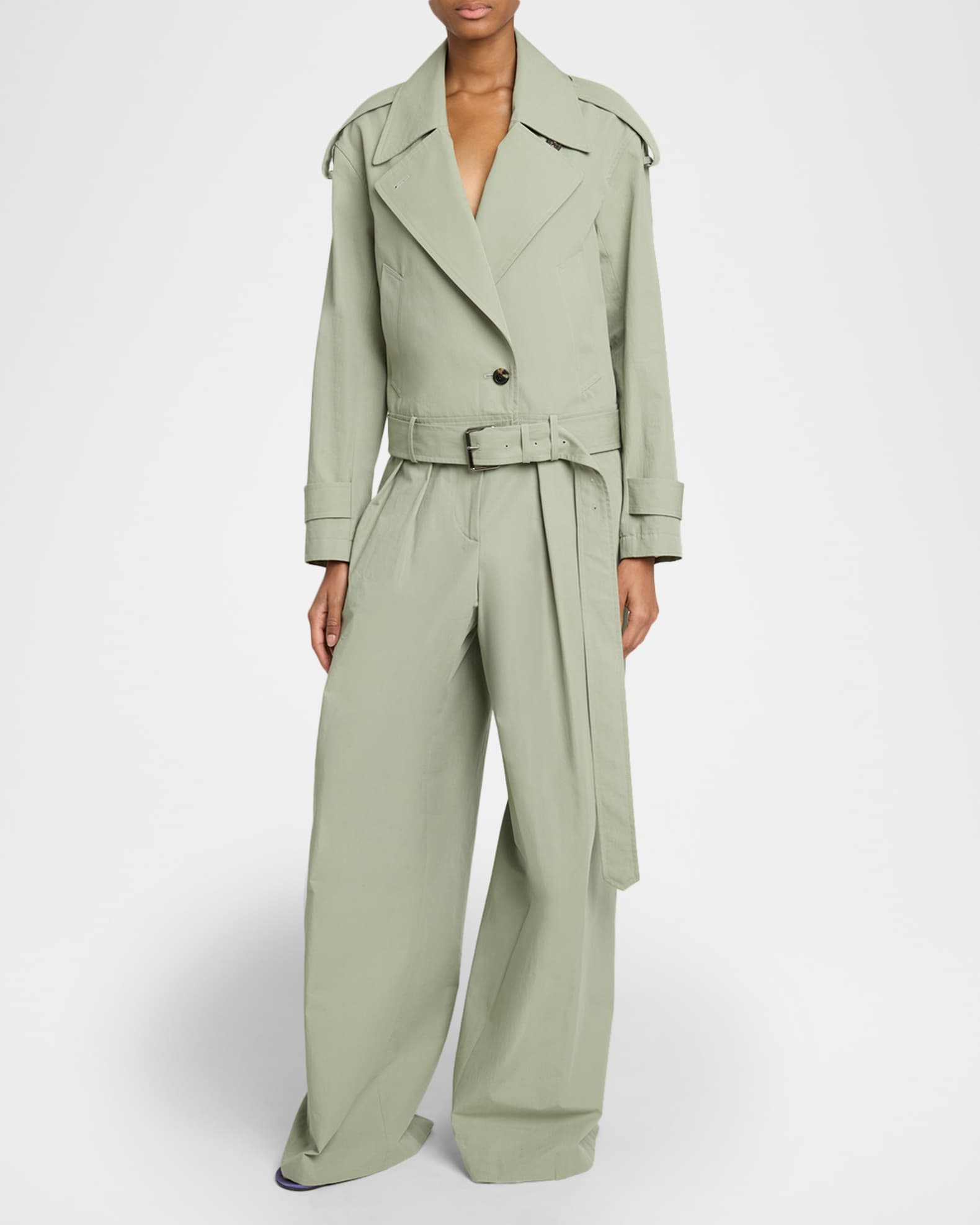 Dries Van Noten Vensar Cotton Moto Jacket | Neiman Marcus