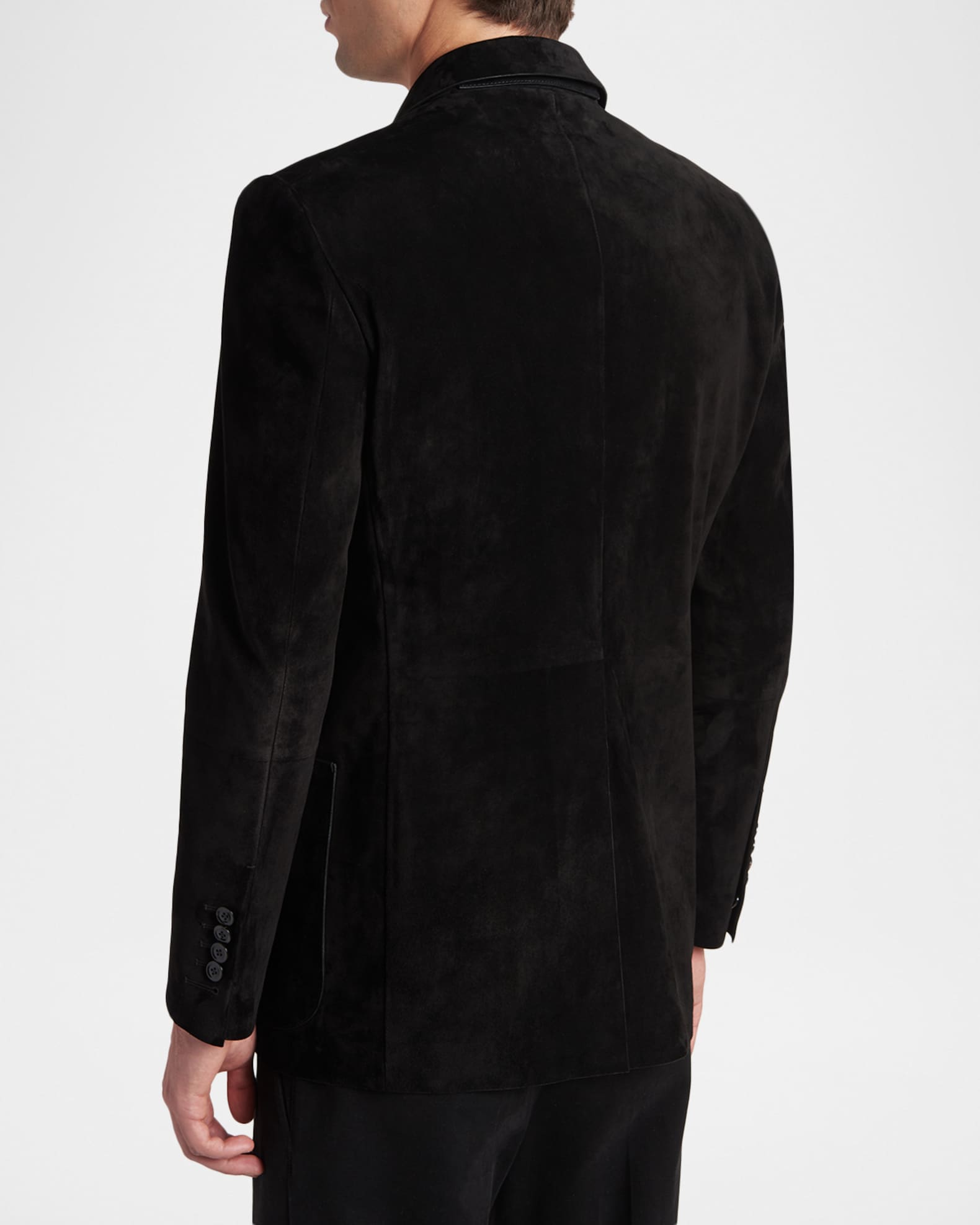 TOM FORD Men's Suede Single-Breasted Blazer | Neiman Marcus