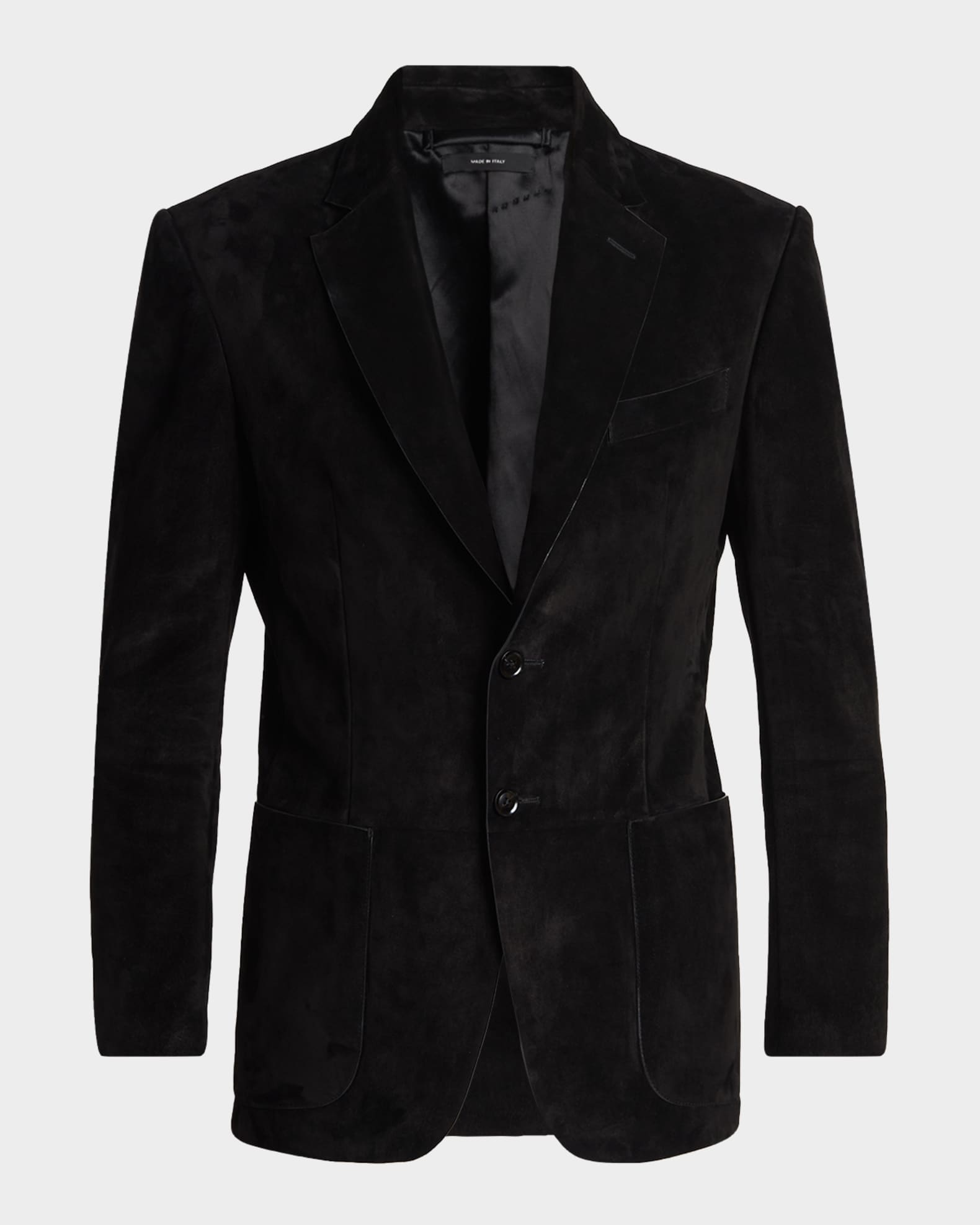 TOM FORD Men's Suede Single-Breasted Blazer | Neiman Marcus