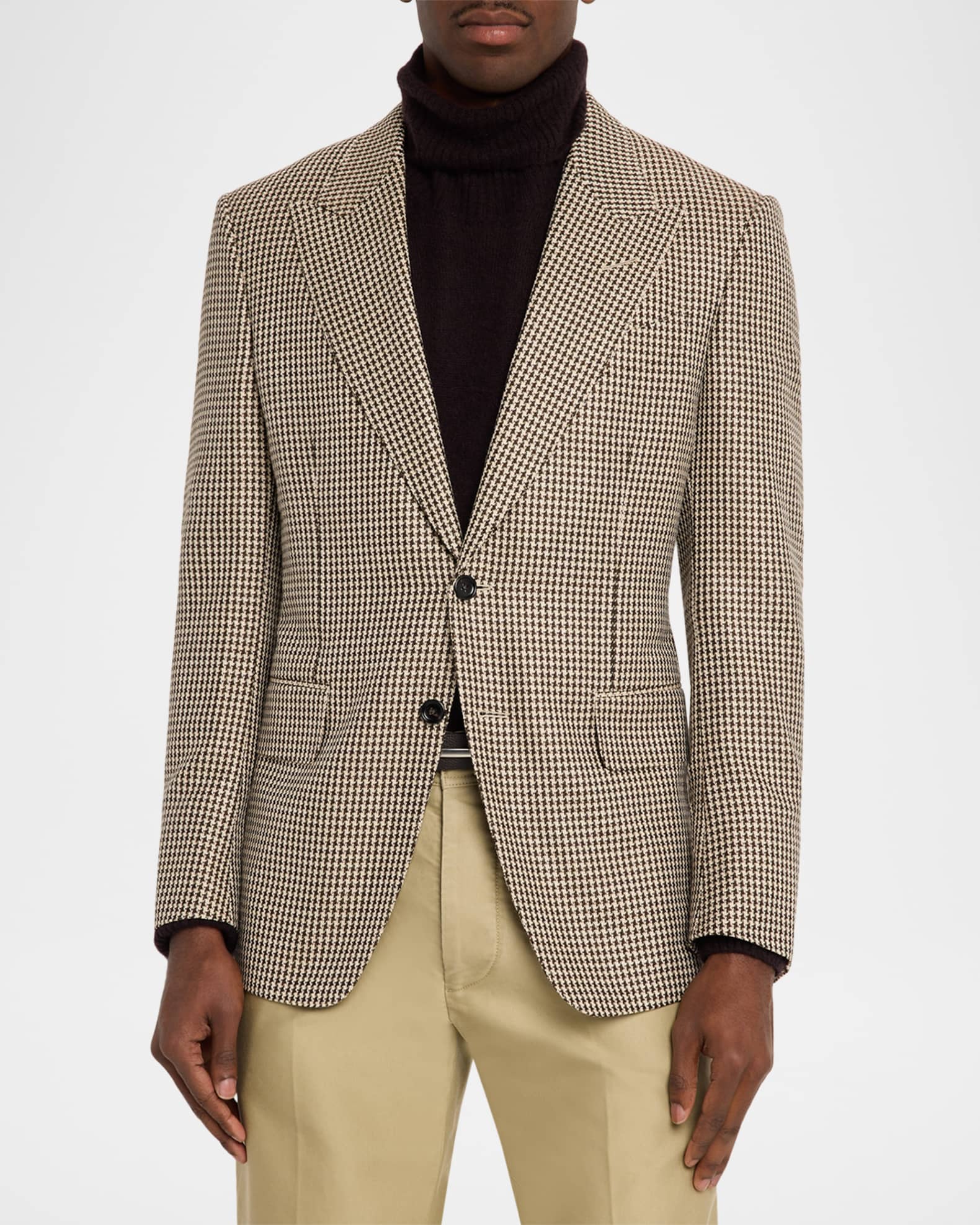 TOM FORD Men's Shelton Pied de Poule Single-Breasted Sport Coat ...