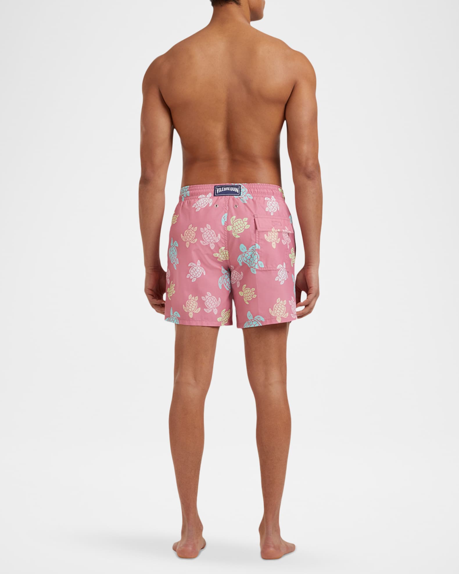 Vilebrequin Men's Multicolor Turtle Swim Trunks | Neiman Marcus