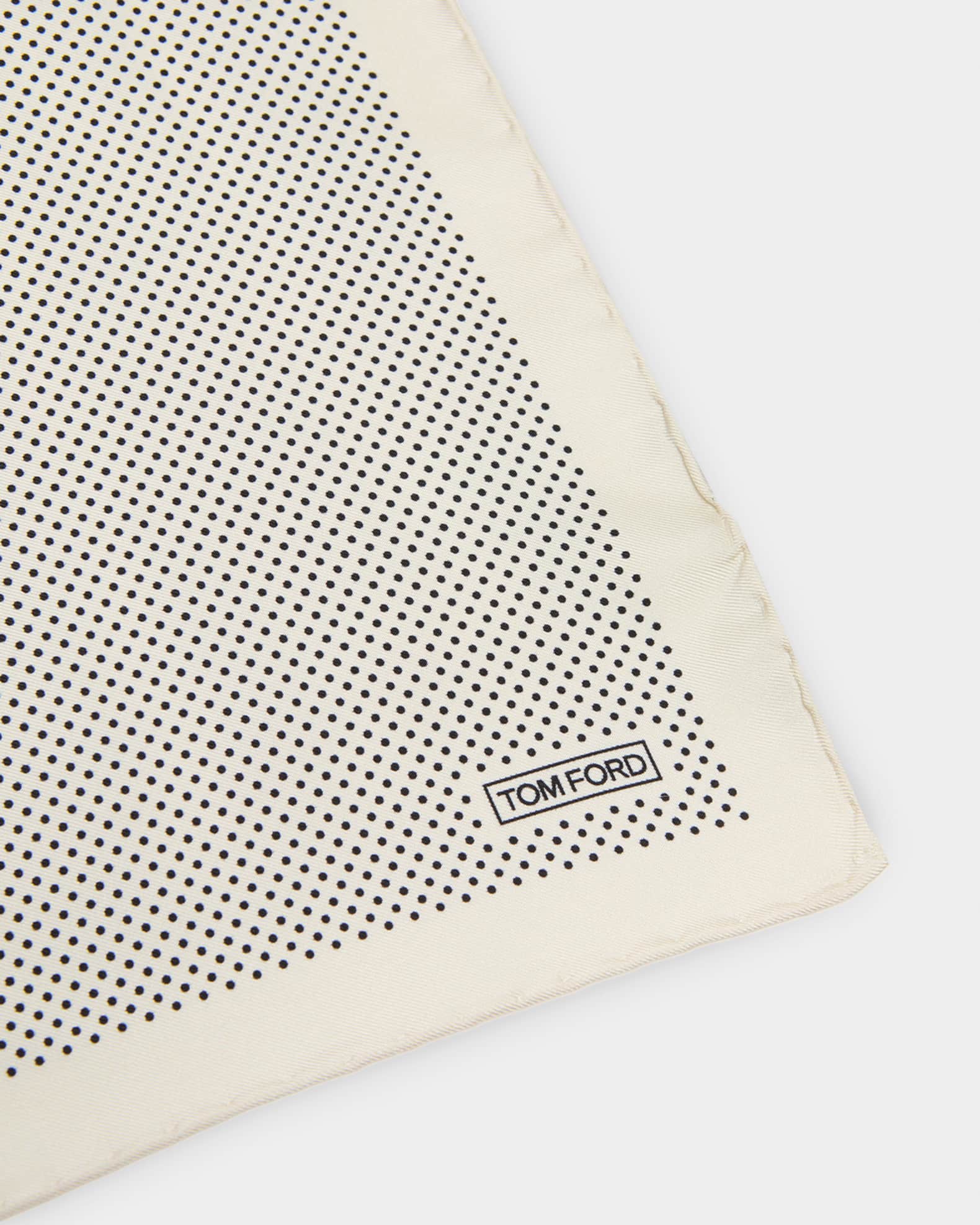 TOM FORD Men's Micro Polka Dot Silk Pocket Square | Neiman Marcus