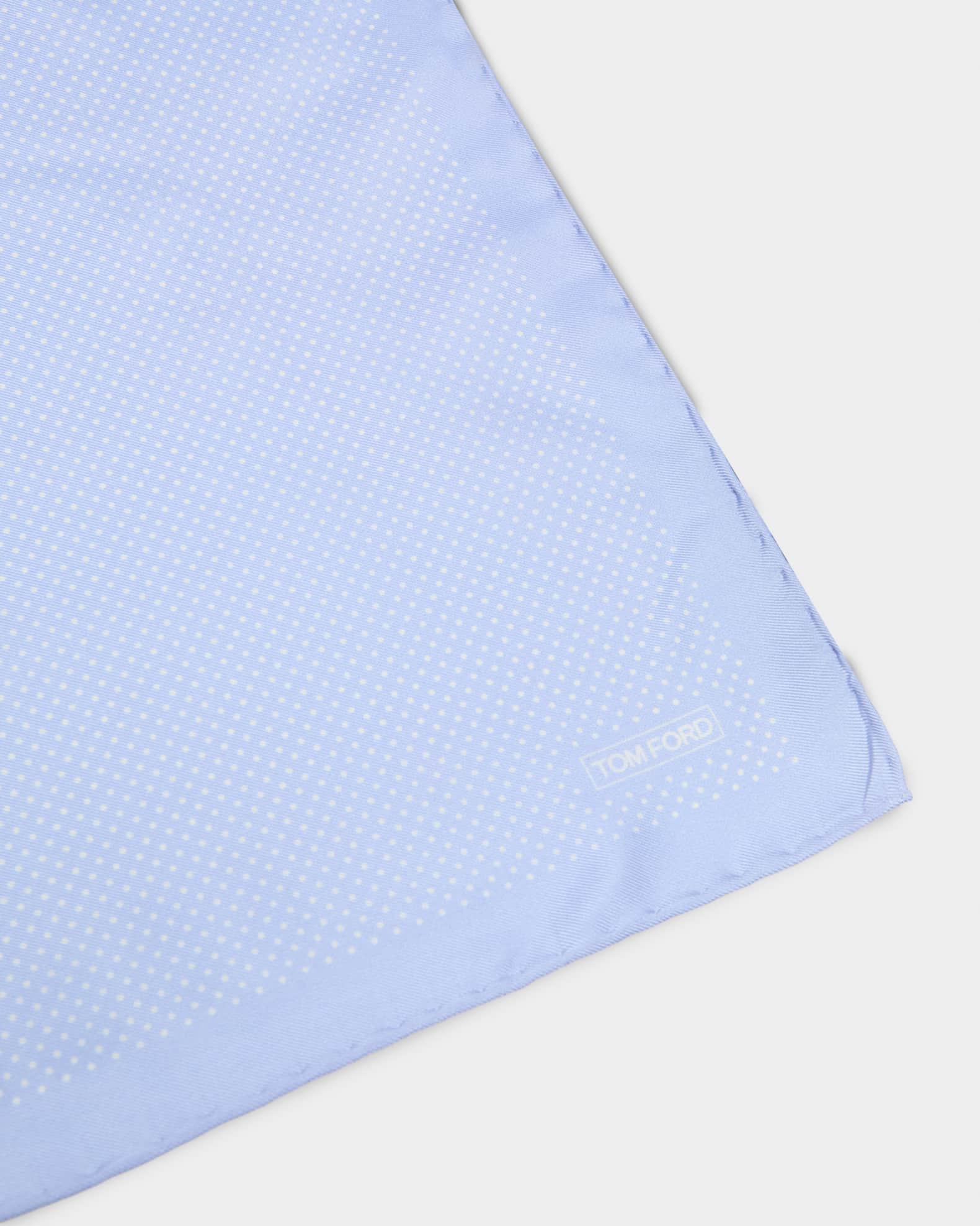 TOM FORD Men's Micro Polka Dot Silk Pocket Square | Neiman Marcus