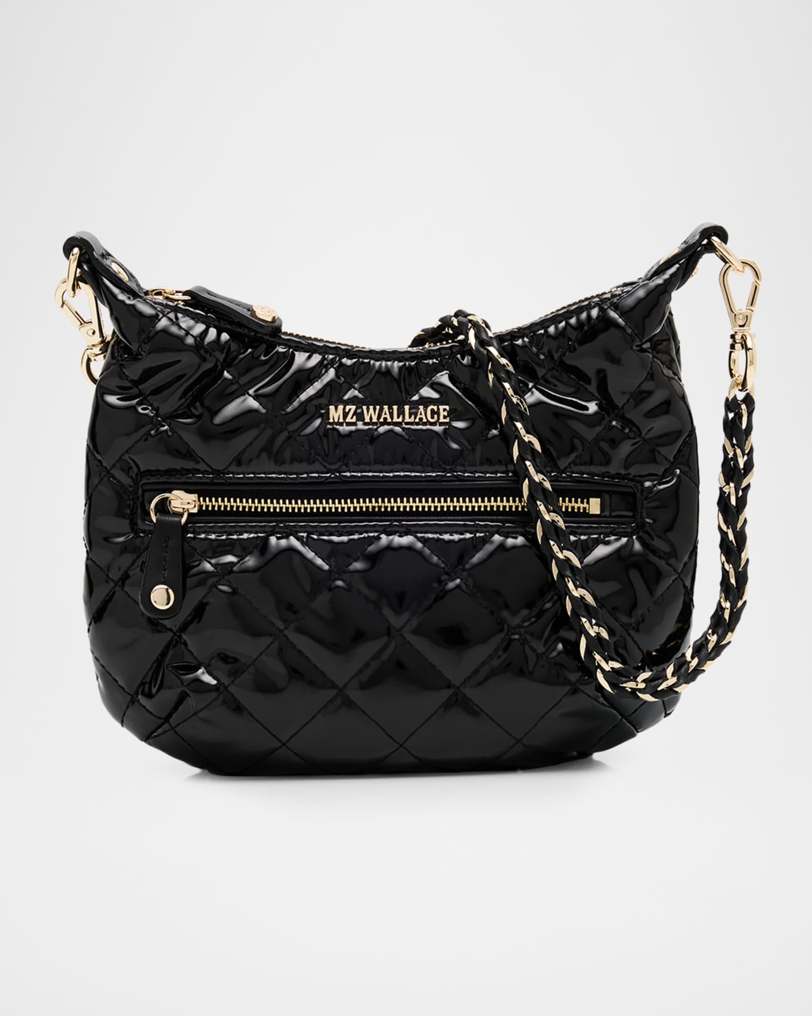 MZ WALLACE Mini Crosby Sienna Quilted Hobo Bag | Neiman Marcus