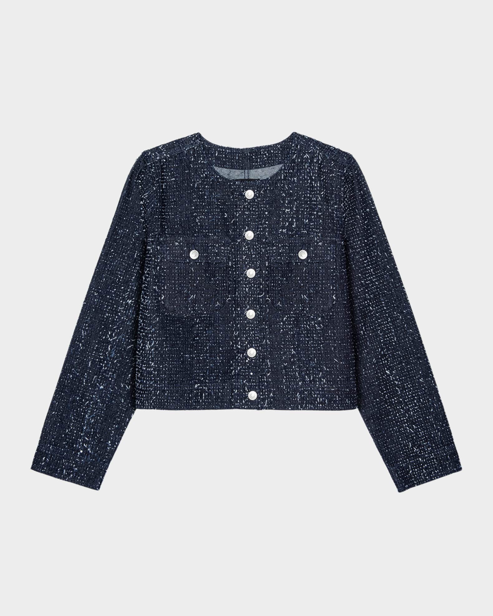 Rails Capistrano Denim Tweed Jacket | Neiman Marcus