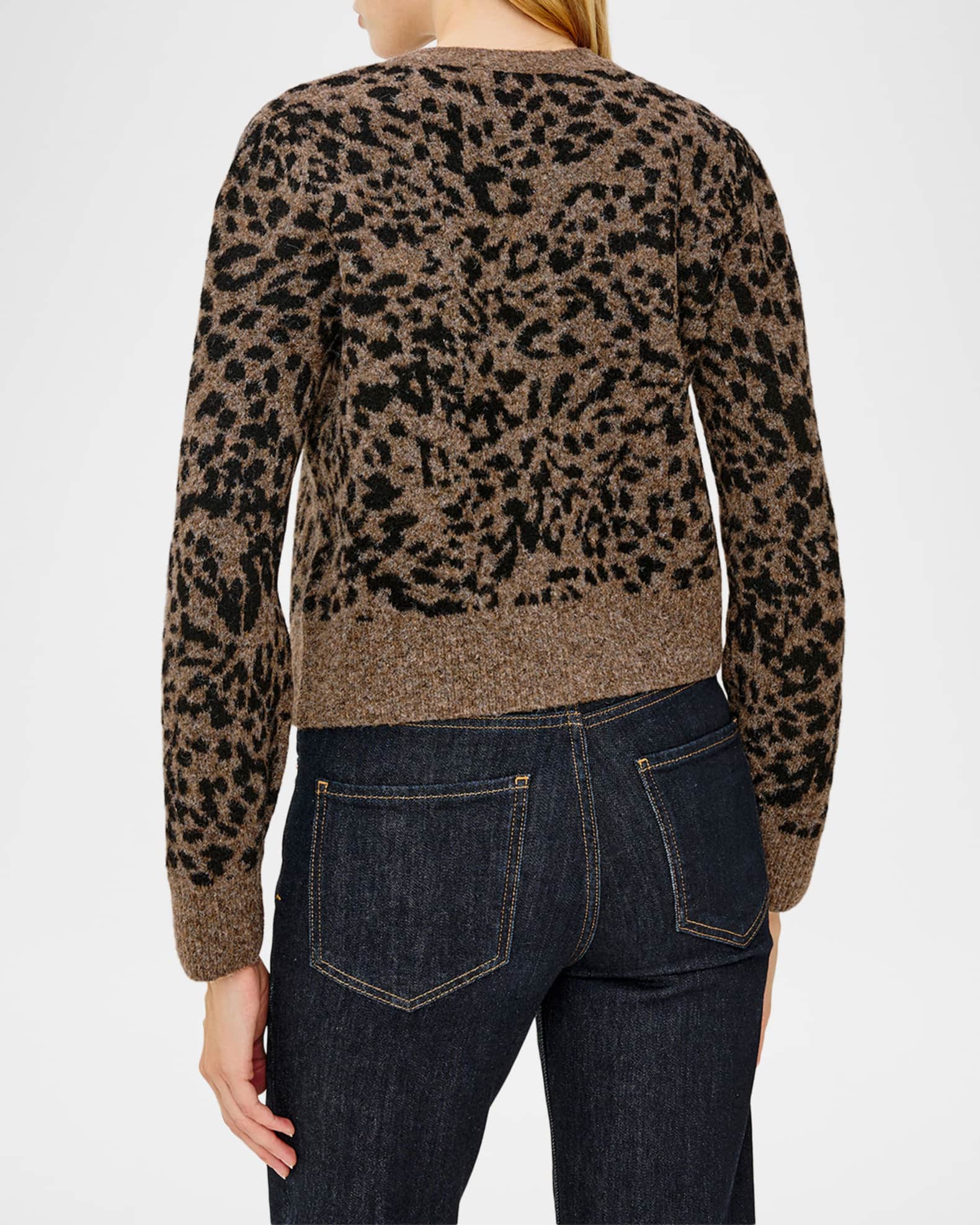 Rails Matilda Spotted Crewneck Cardigan | Neiman Marcus