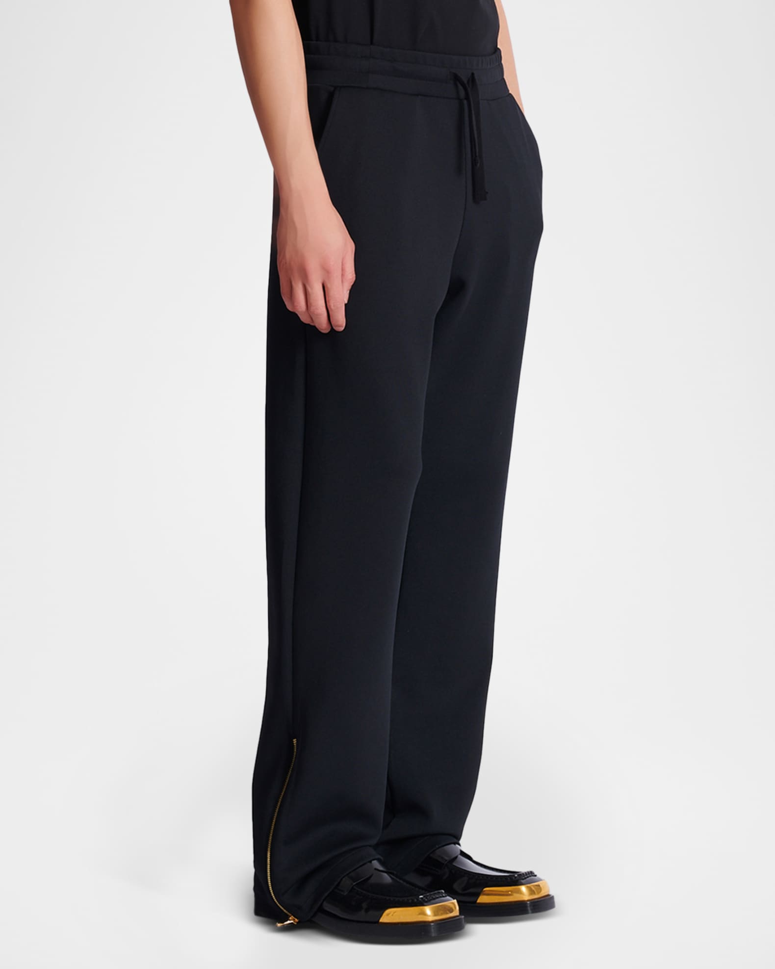 Balmain Men's Neoprene Zipped-Cuff Track Pants | Neiman Marcus