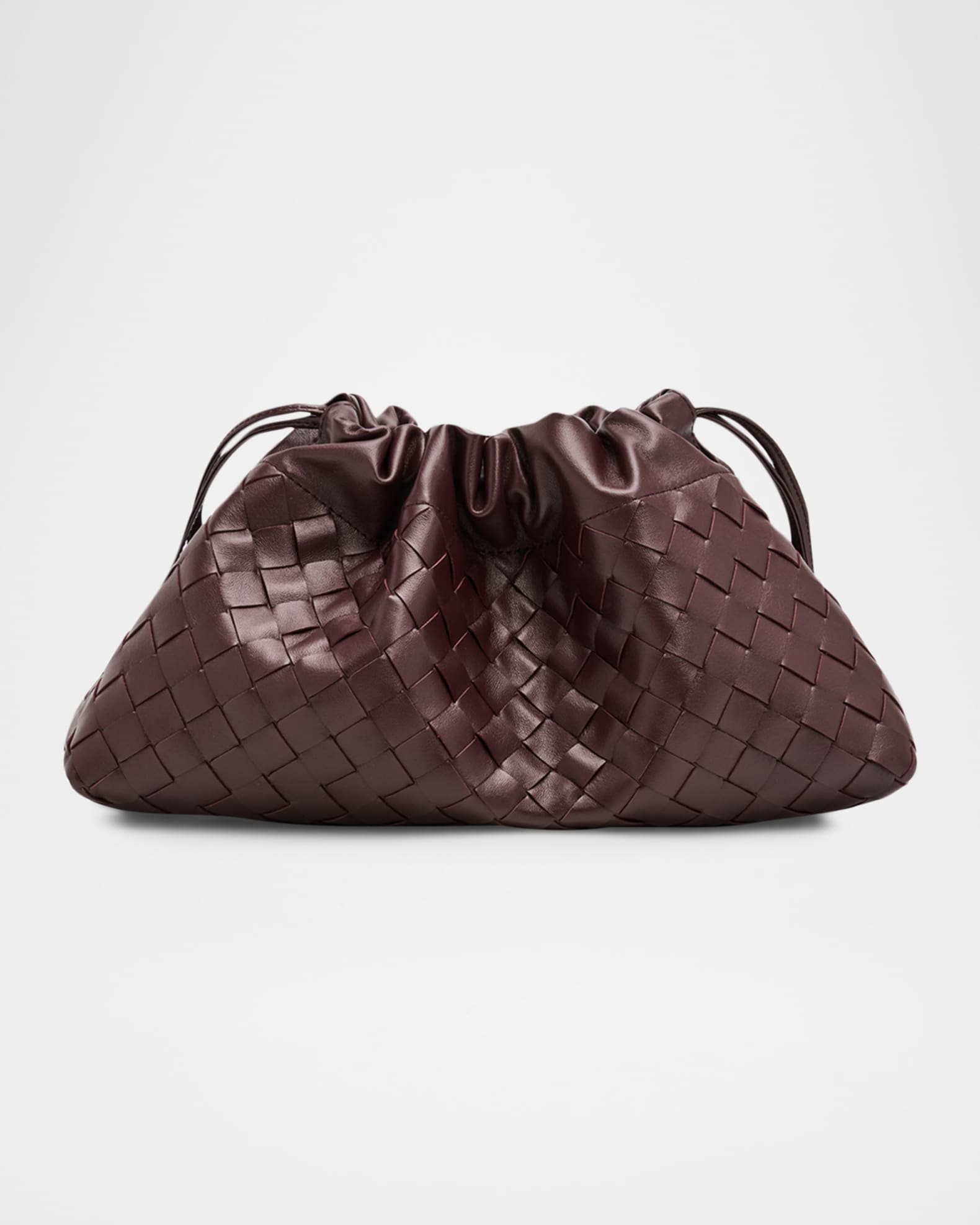Bottega Veneta Dustbag Notte Leather Shoulder Bag | Neiman Marcus