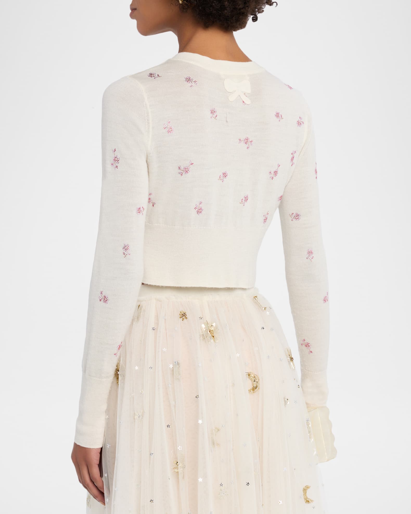 LoveShackFancy Adeanne Secret Crush Wool Cardigan | Neiman Marcus