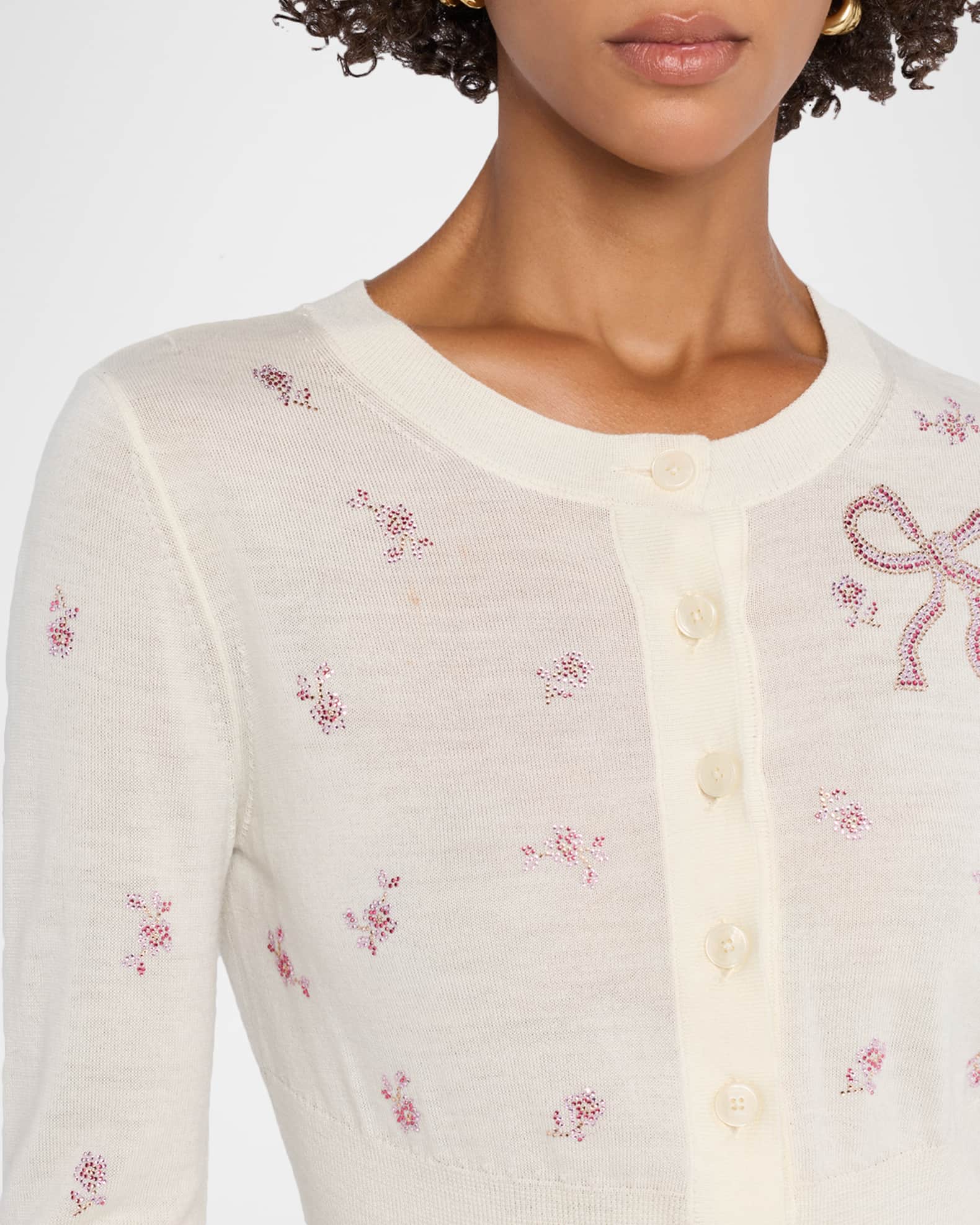 LoveShackFancy Adeanne Secret Crush Wool Cardigan | Neiman Marcus