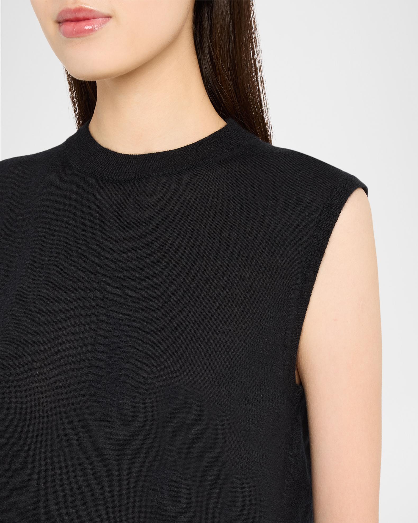 Co Sleeveless Cashmere T-Shirt Sweater | Neiman Marcus