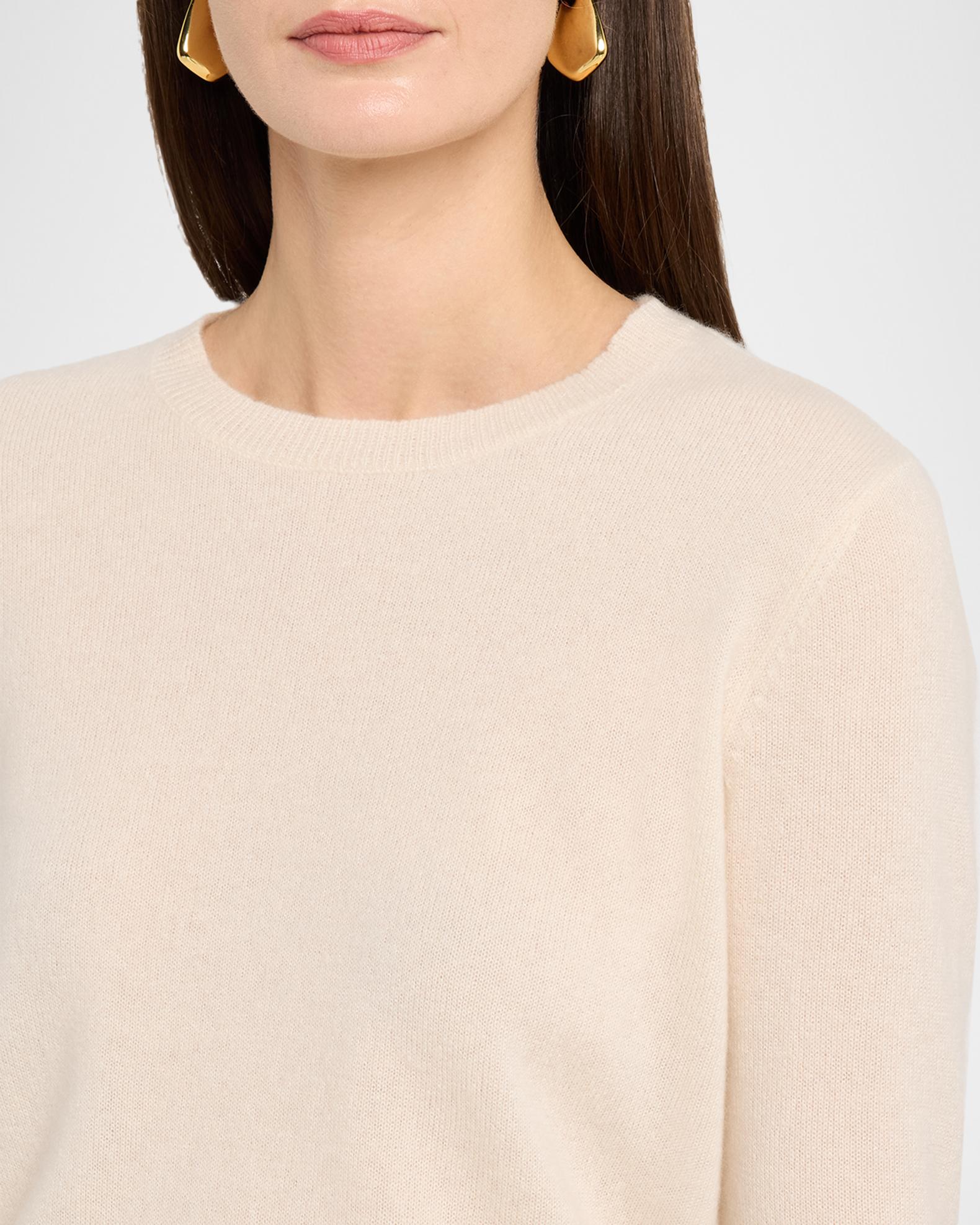 Co Long-Sleeve Cashmere Crewneck Sweater | Neiman Marcus
