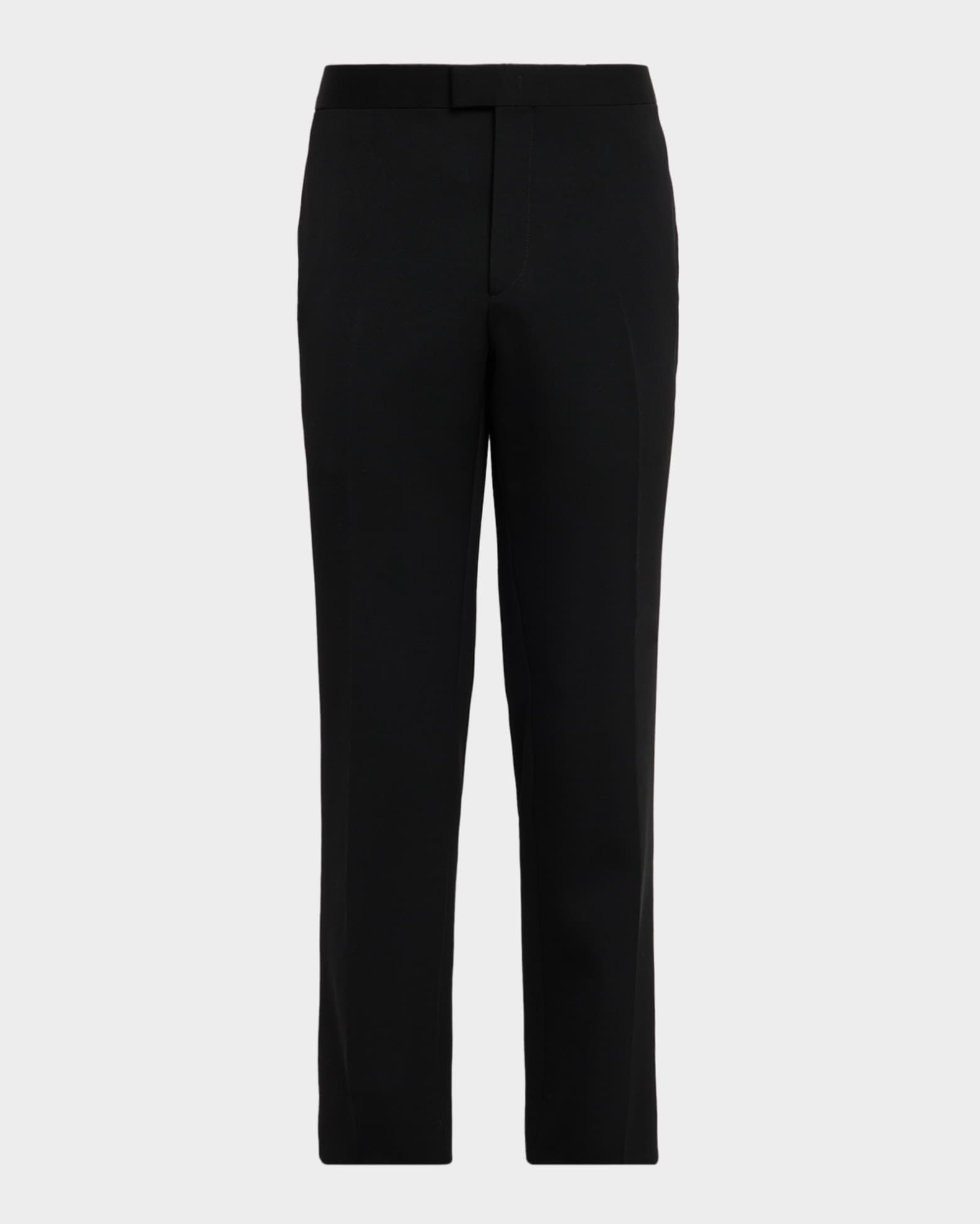 Burberry Men's Edwin Wool Flat-Front Trousers | Neiman Marcus