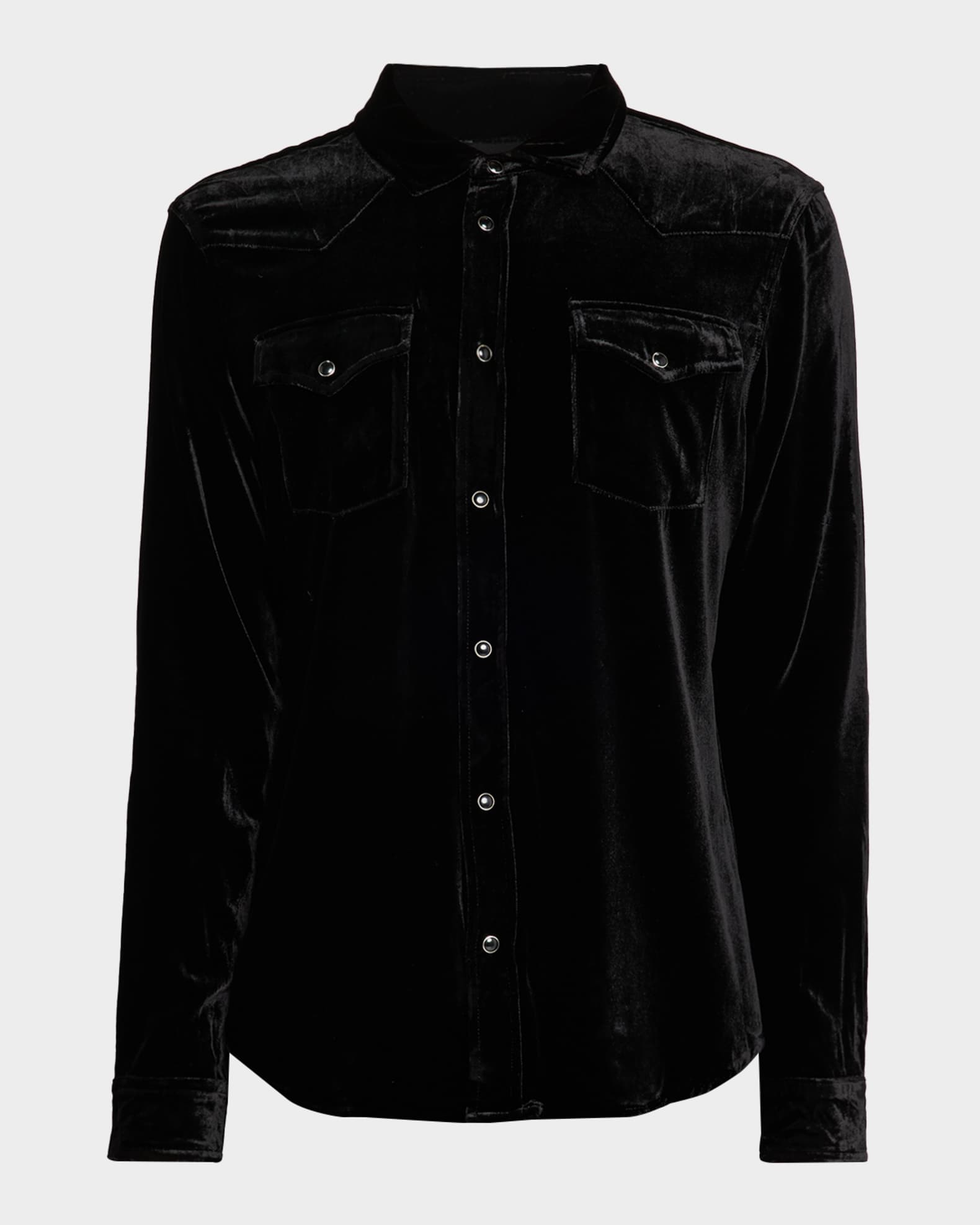 monfrere Men's Eastwood Velvet Western Shirt | Neiman Marcus