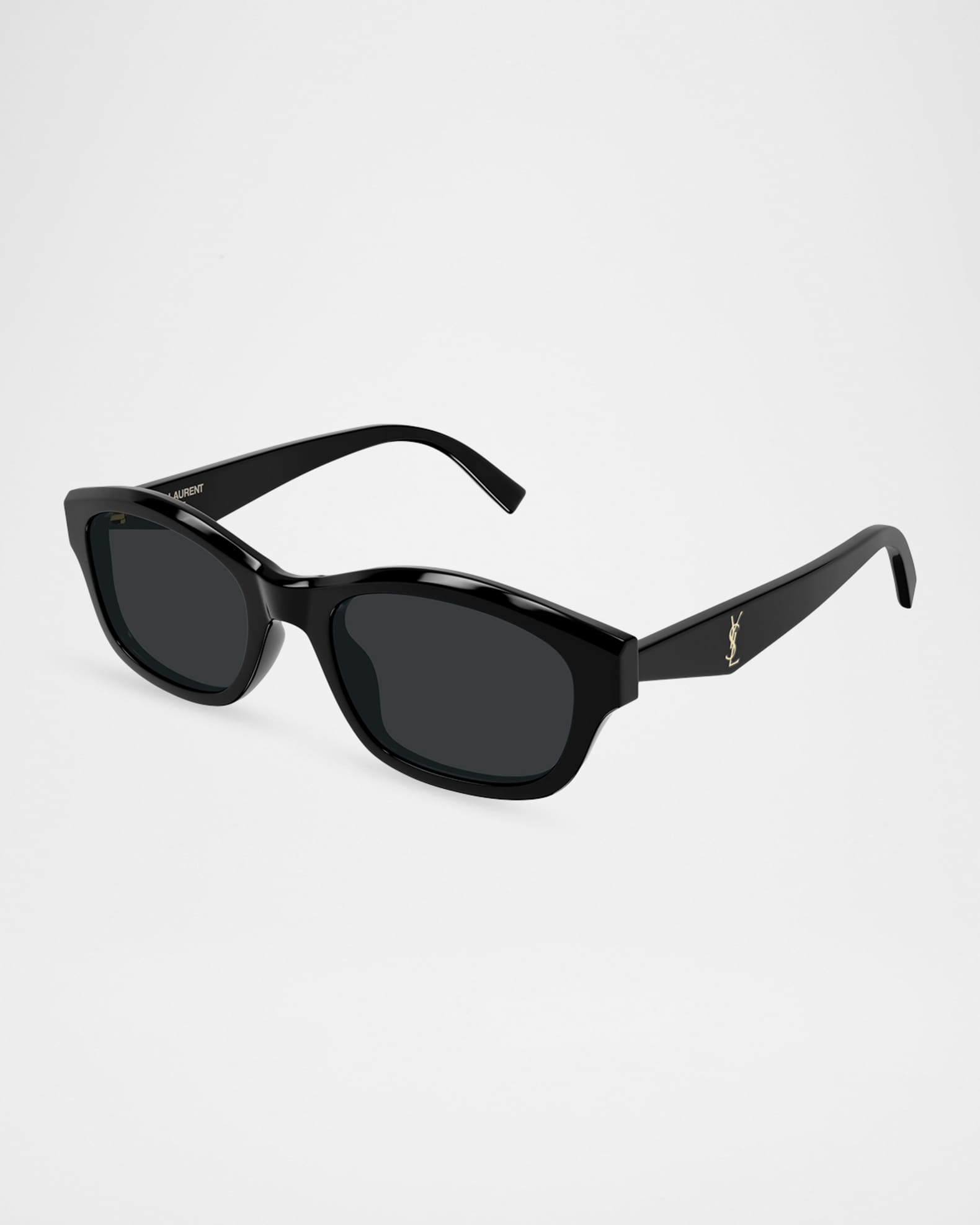Saint Laurent Monogram 53mm Rectangular Sunglasses | Neiman Marcus