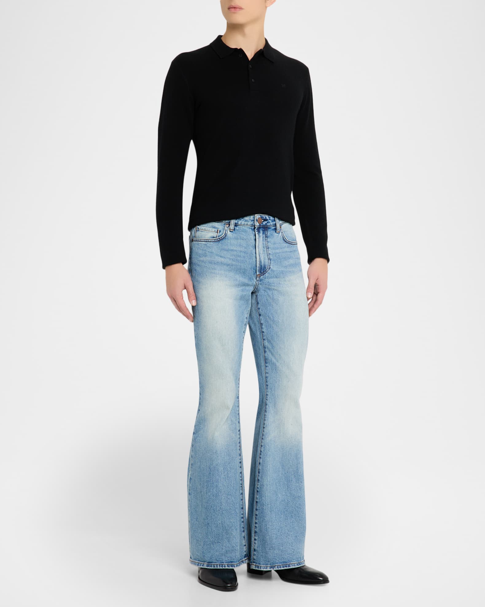 monfrere Men's Pierce Cashmere Polo Shirt | Neiman Marcus