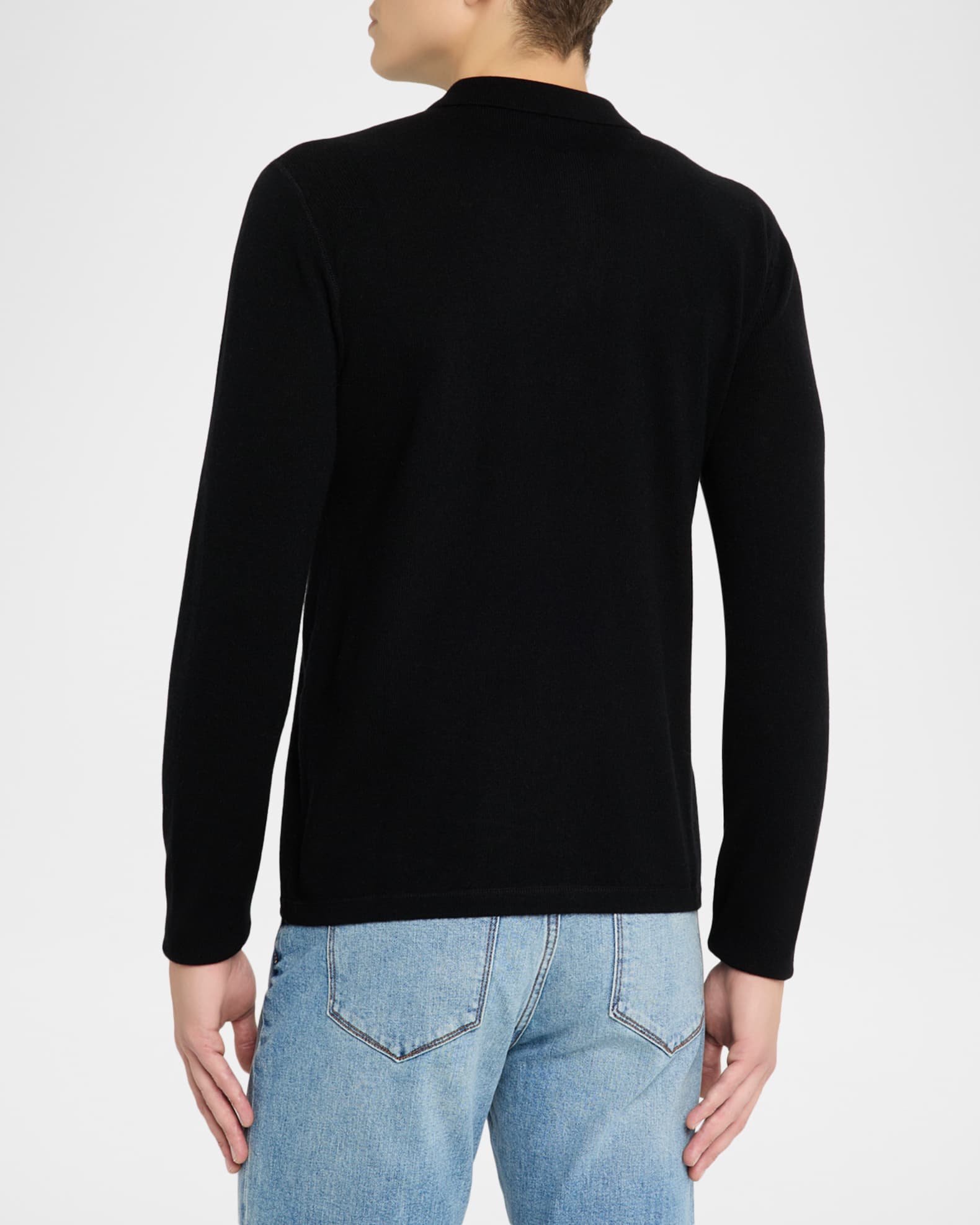 monfrere Men's Pierce Cashmere Polo Shirt | Neiman Marcus